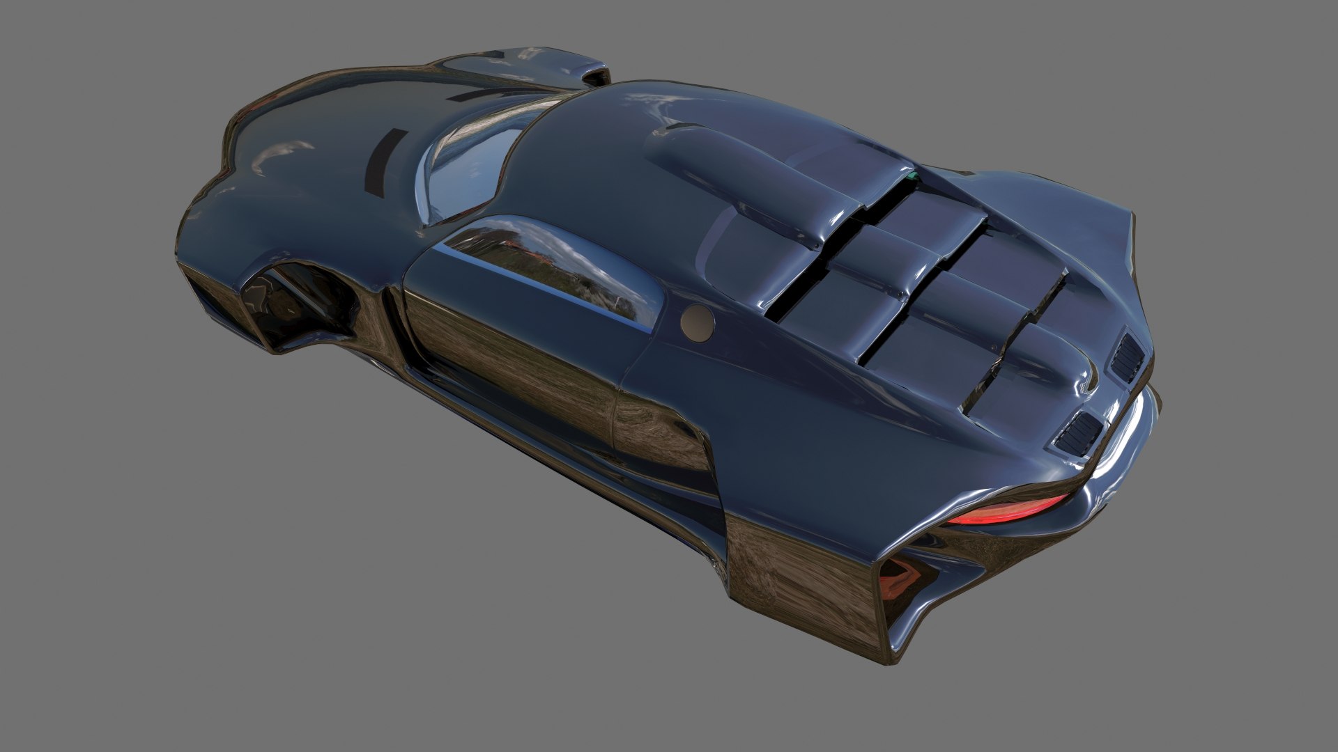 Futuristic car 3D model - TurboSquid 1357394