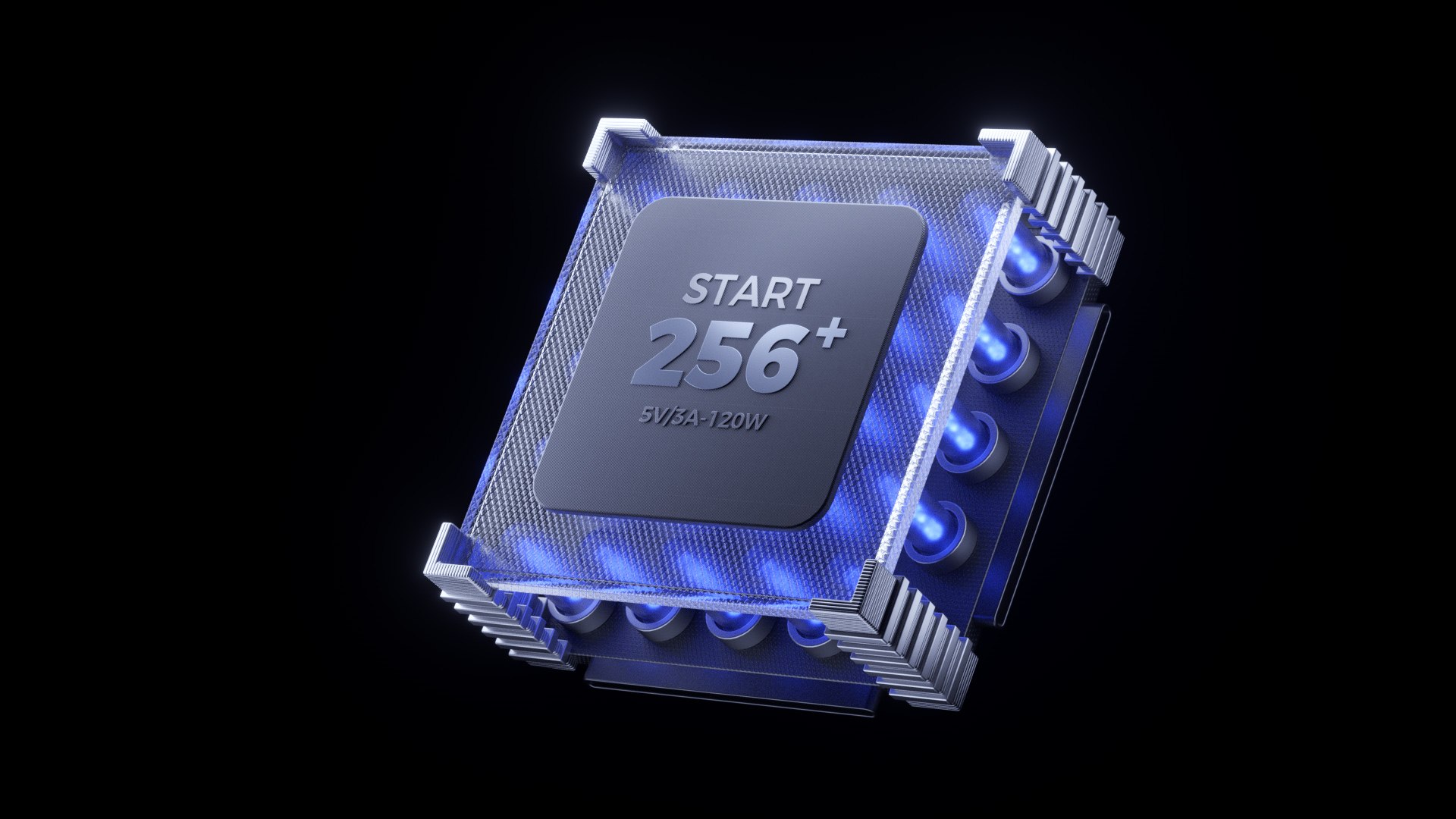 Core circuit board of C4D Octane capacitor science fiction chip 3D ...