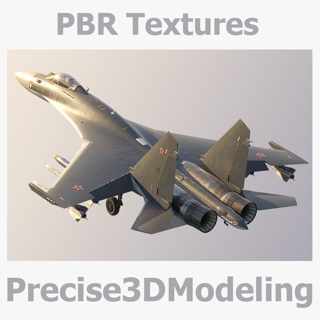 Su-35 Russian air-defense fighter Flanker-E 3D - TurboSquid 1862689