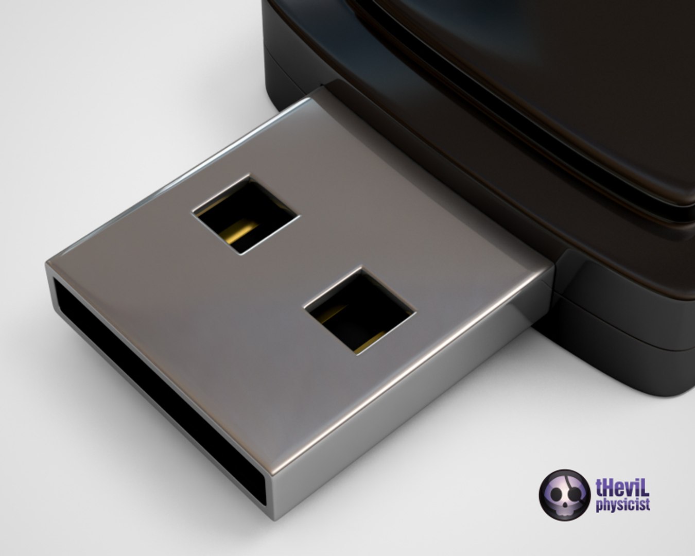 3d Computer Usb Model