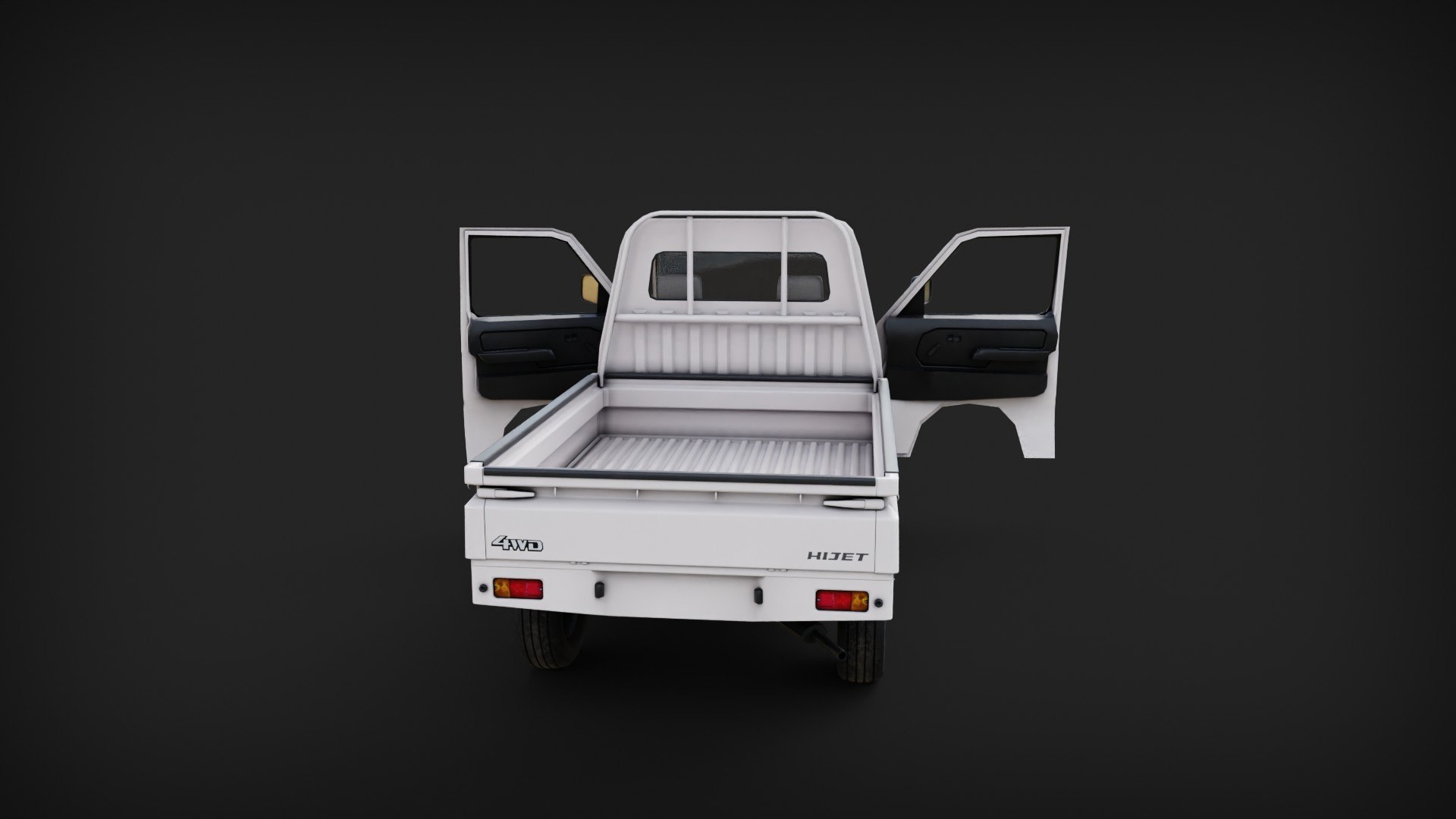 Dihatsu Hijet Kei Truck Model - TurboSquid 2087804
