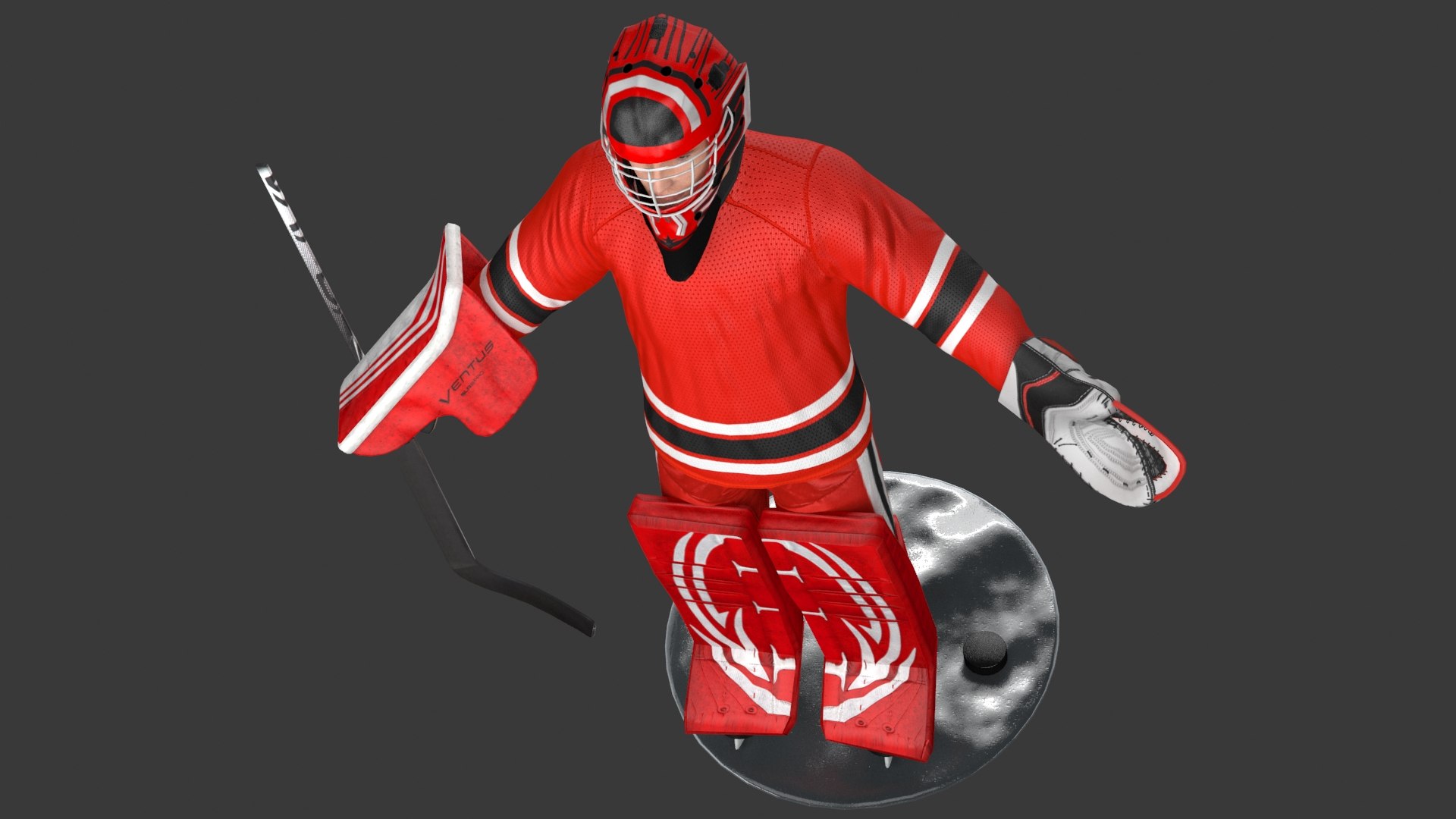 Hockey Goalie 3D model - TurboSquid 1817196