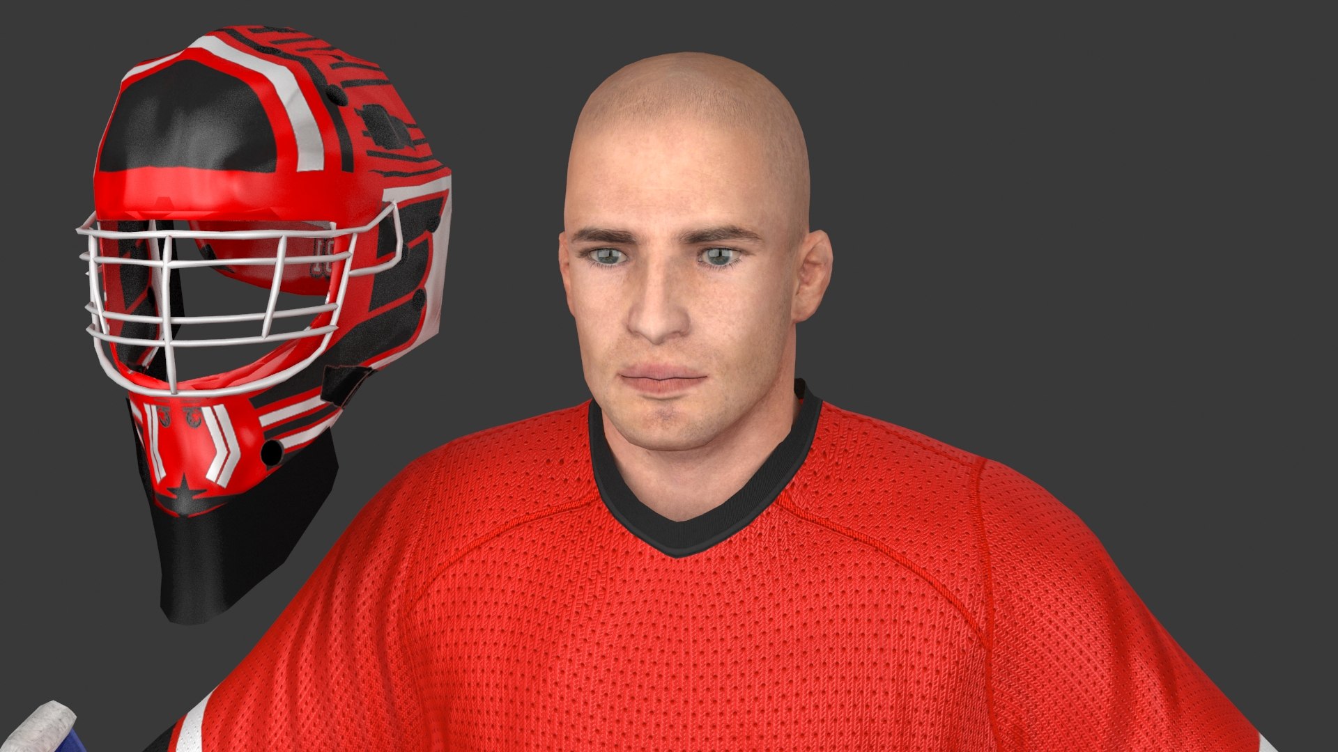 Hockey Goalie 3D Model - TurboSquid 1817196