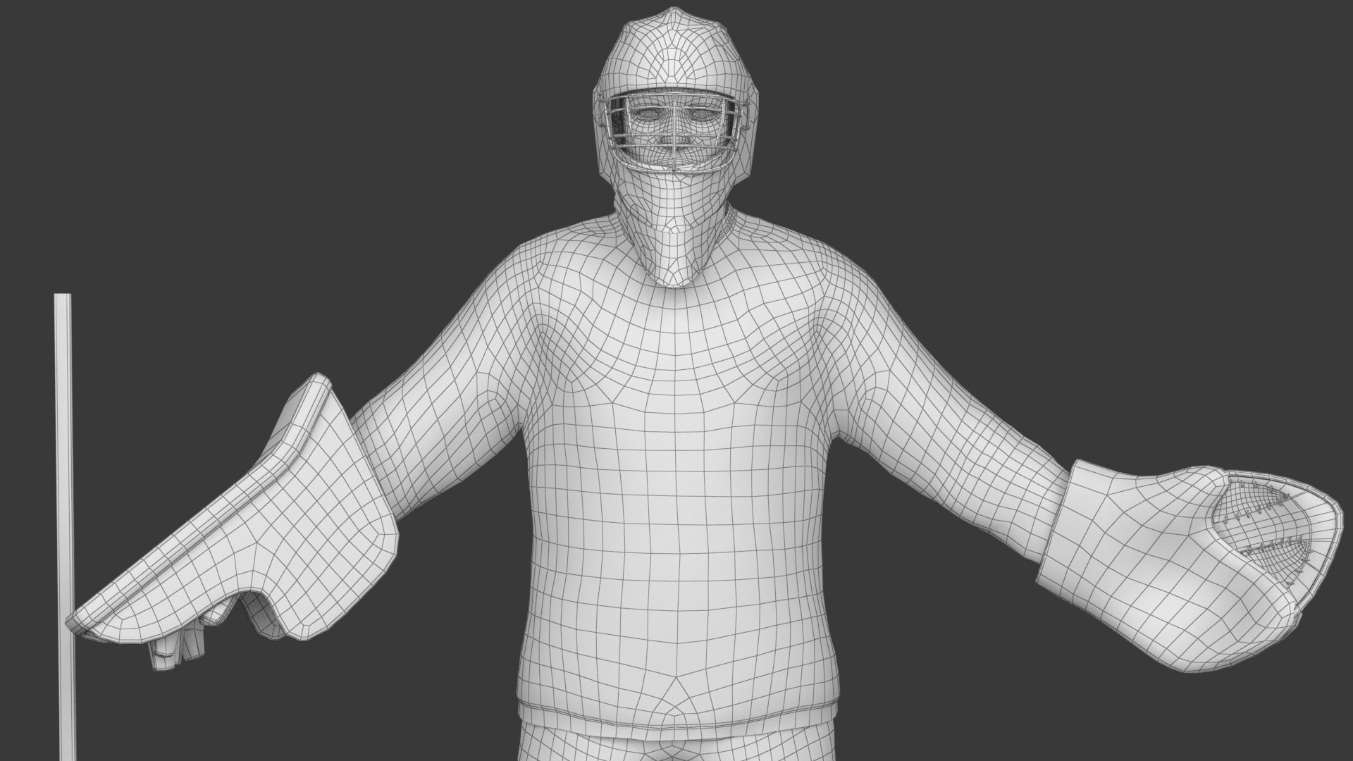 Hockey Goalie 3D model - TurboSquid 1817196