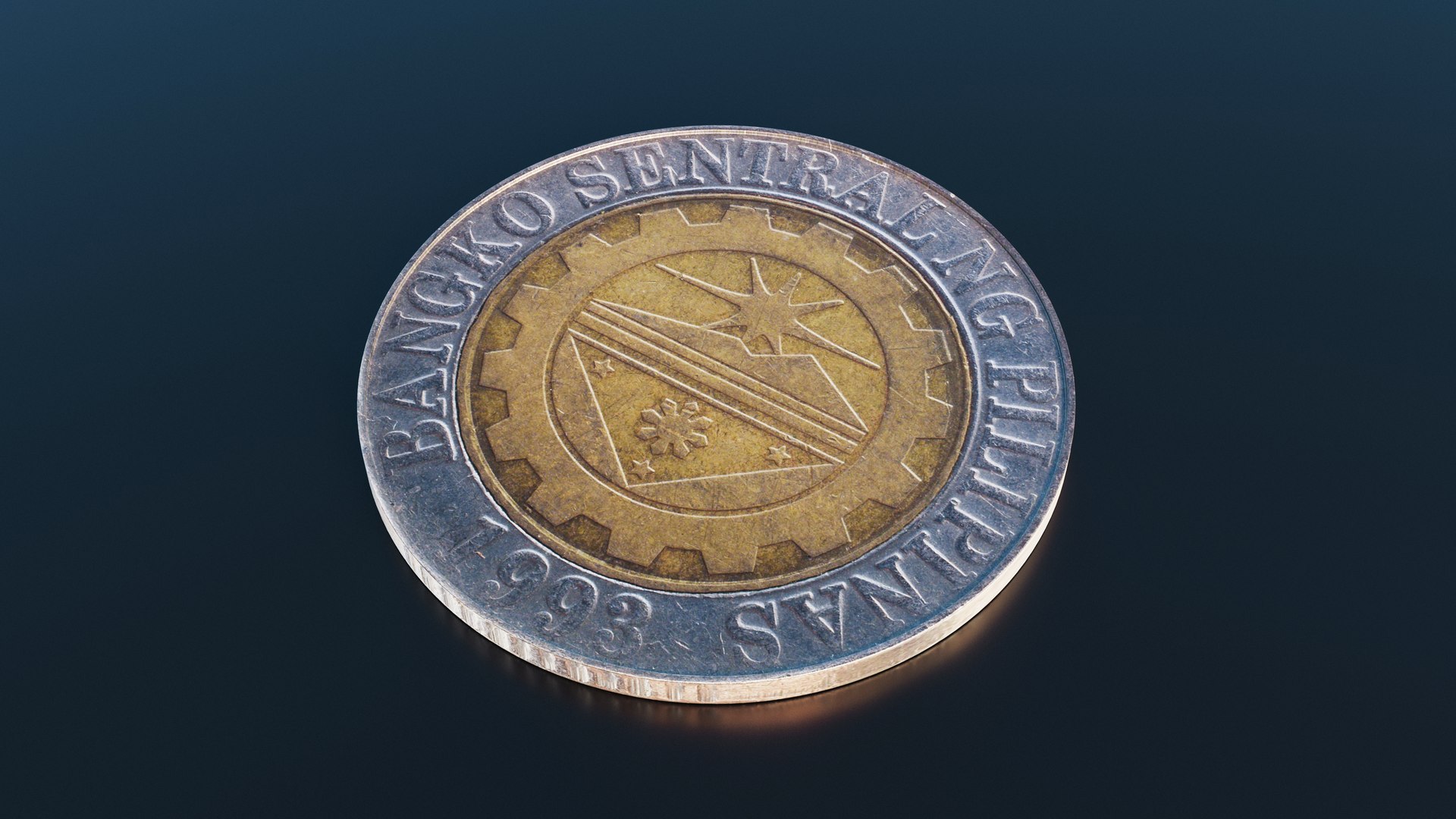 3D Model Philippines Peso Coin - TurboSquid 2407904