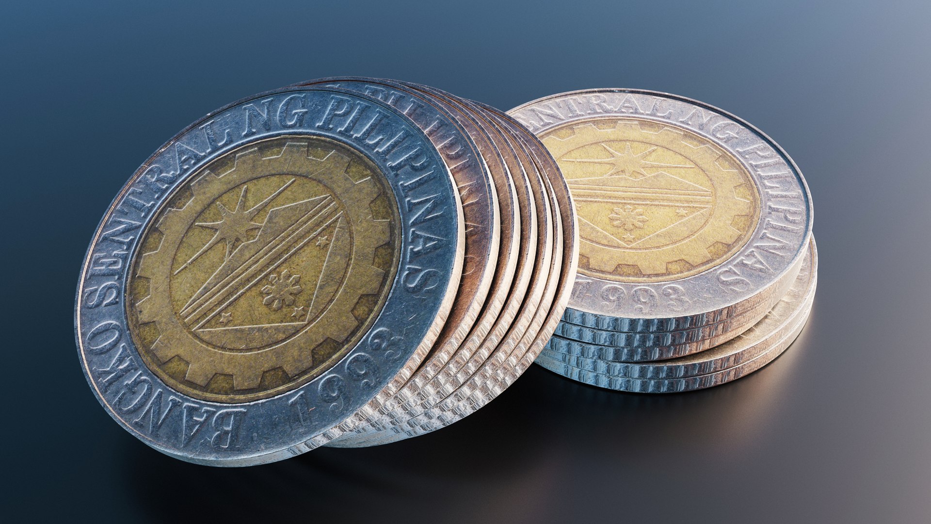 3D Model Philippines Peso Coin - TurboSquid 2407904