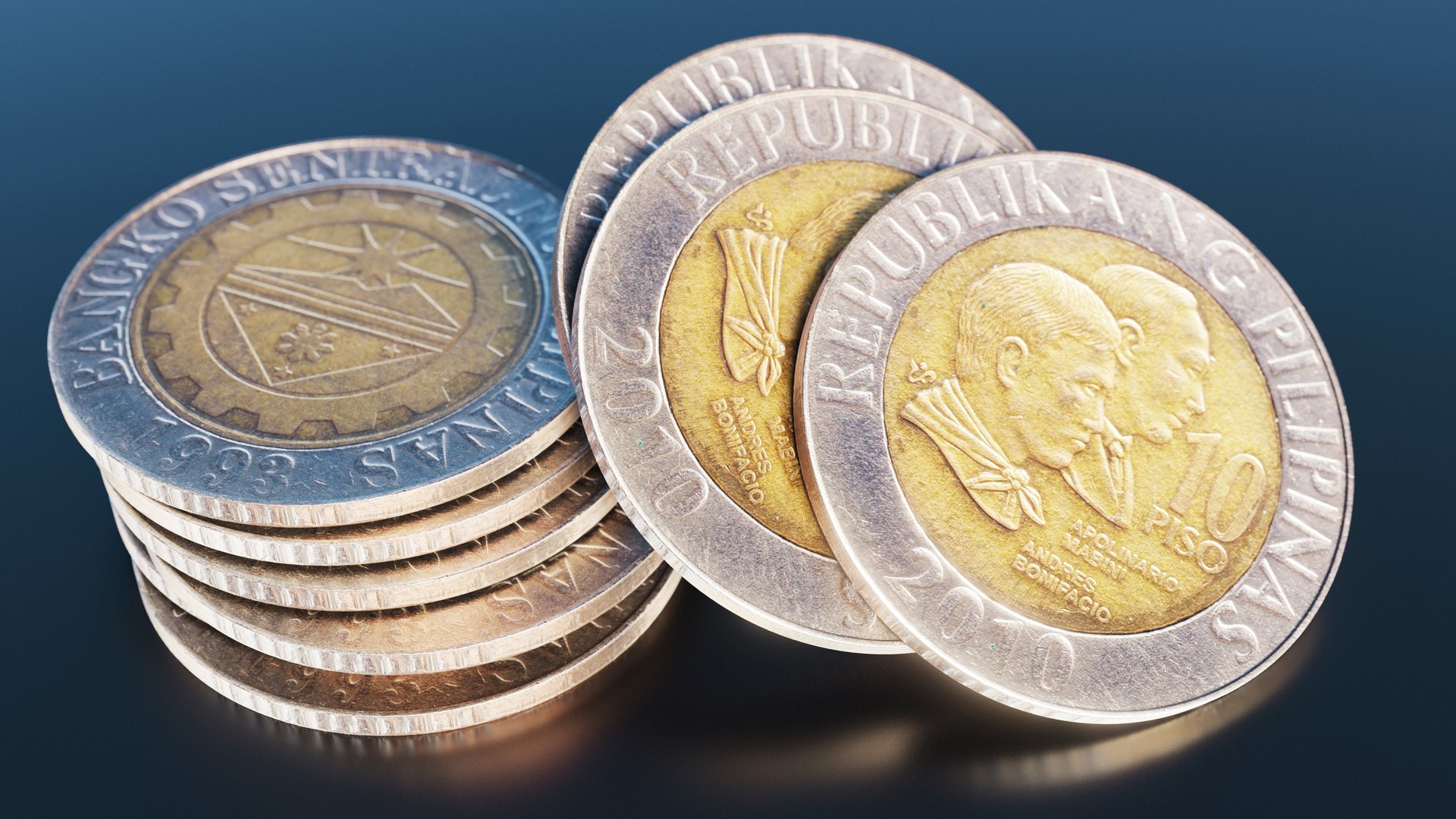 3D Model Philippines Peso Coin - TurboSquid 2407904