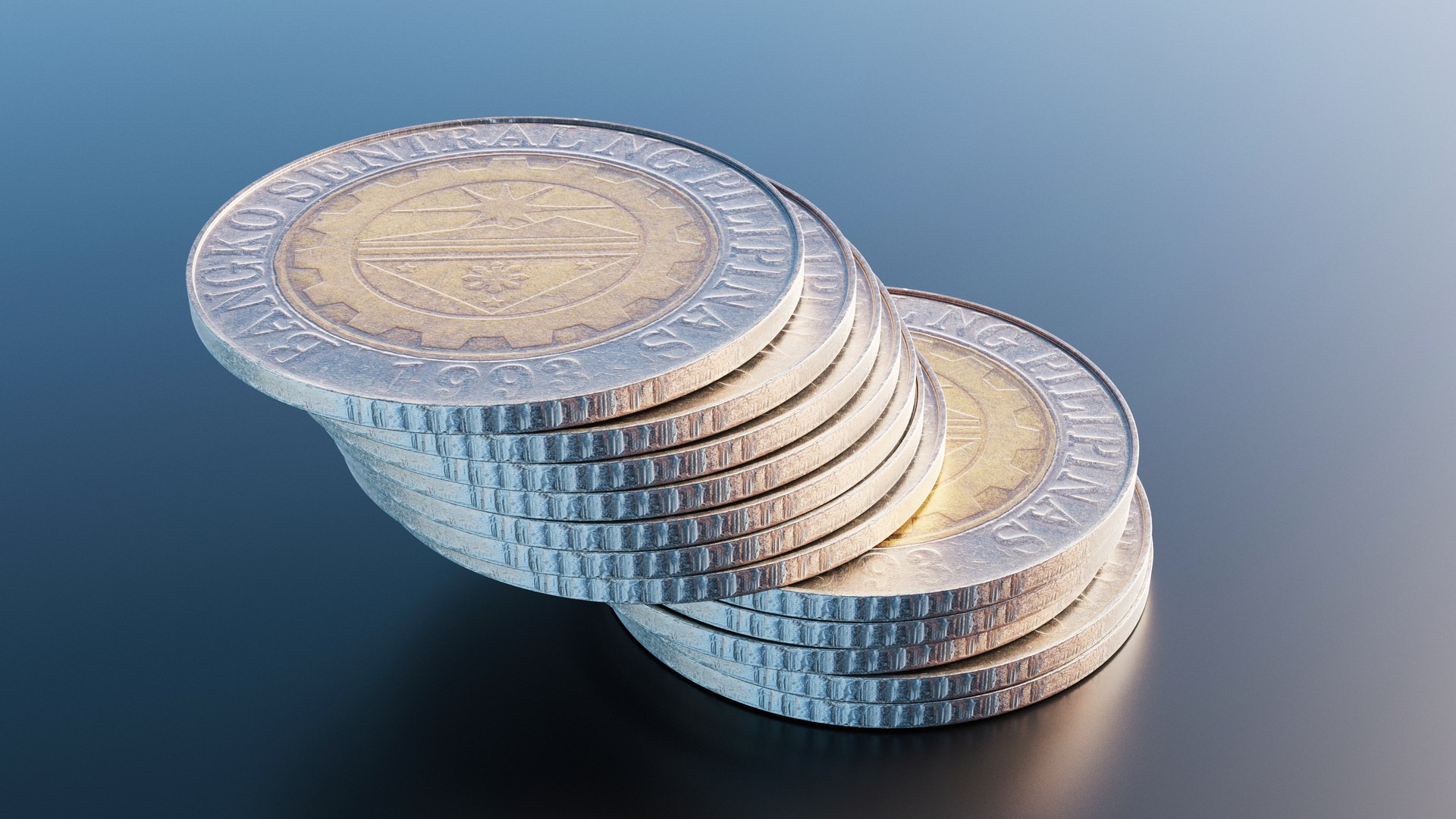 3D Model Philippines Peso Coin - TurboSquid 2407904