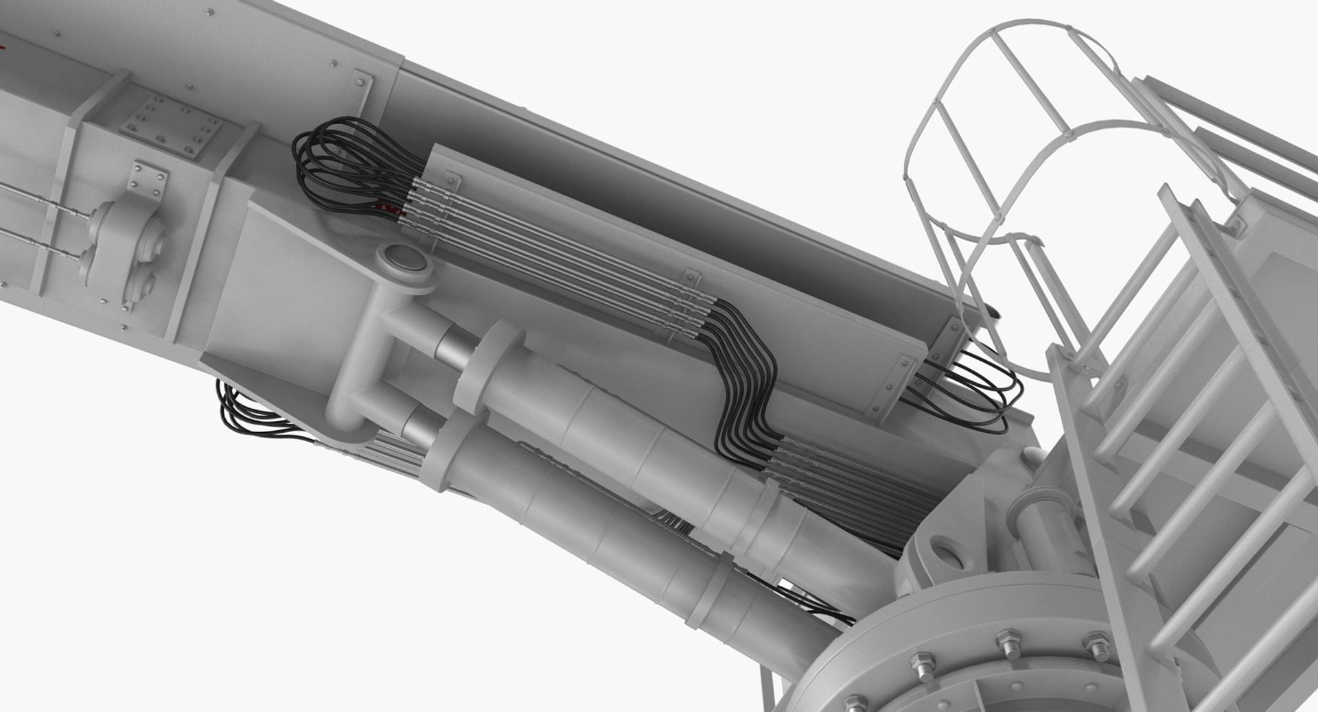 Hydraulic Ladder Lift Rigged 3D Model - TurboSquid 1297564