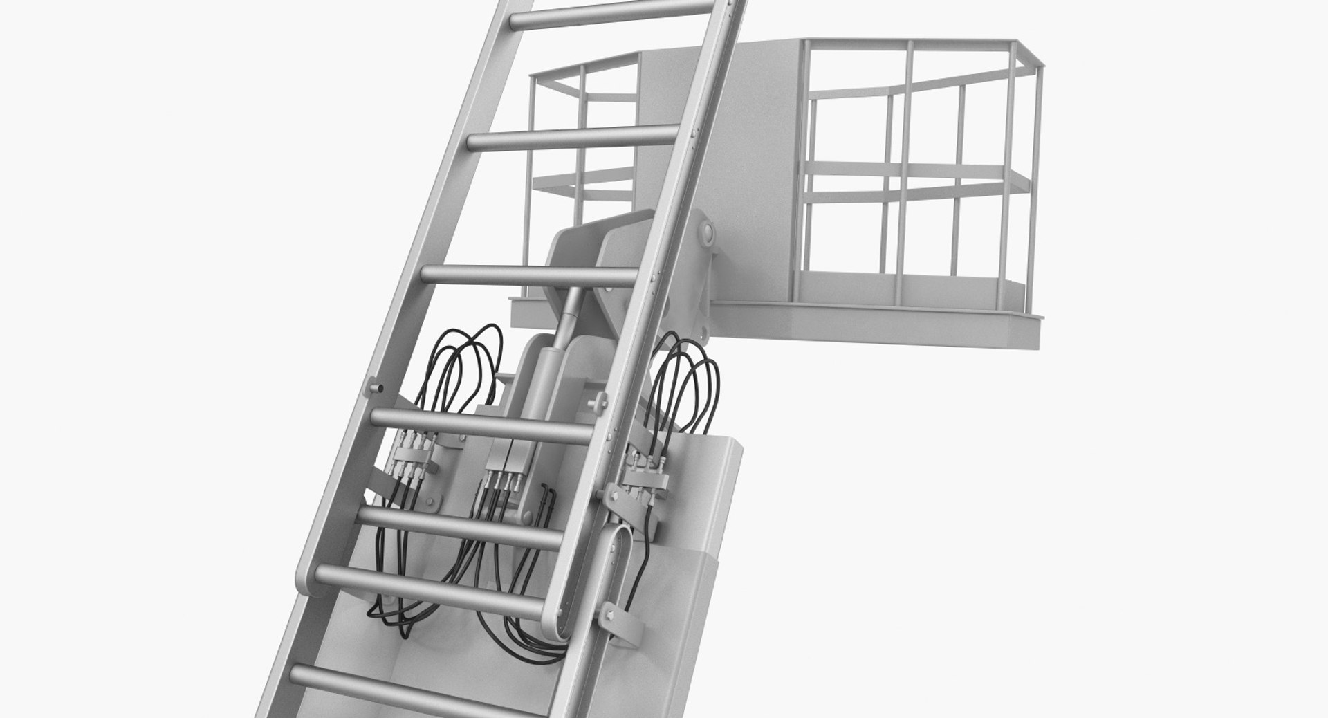 Hydraulic Ladder Lift Rigged 3D Model - TurboSquid 1297564