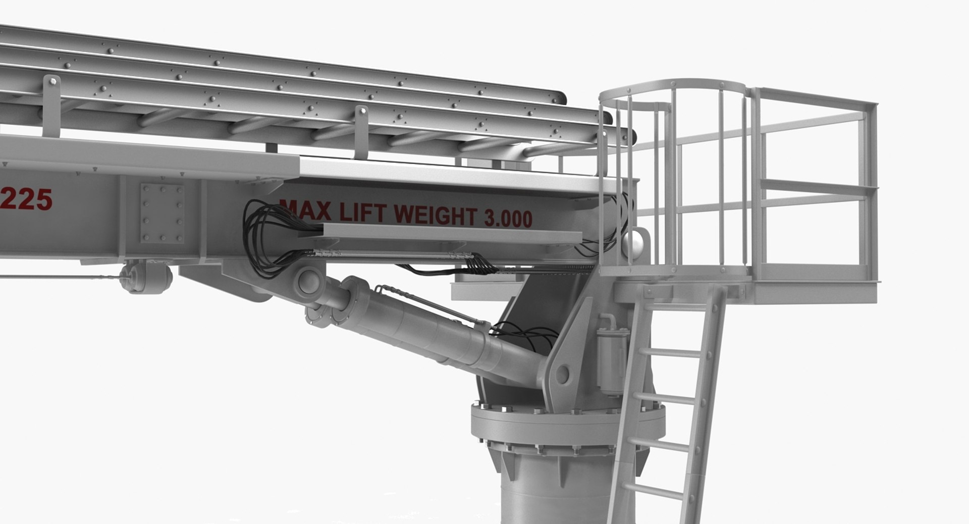 Hydraulic Ladder Lift Rigged 3D Model - TurboSquid 1297564