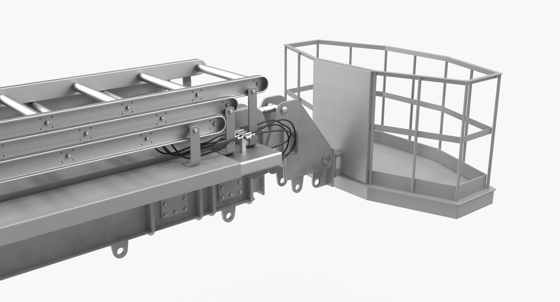 Hydraulic Ladder Lift Rigged 3D Model - TurboSquid 1297564