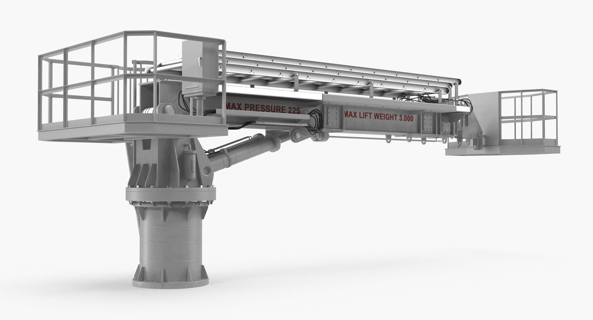 Hydraulic Ladder Lift Rigged 3D Model - TurboSquid 1297564