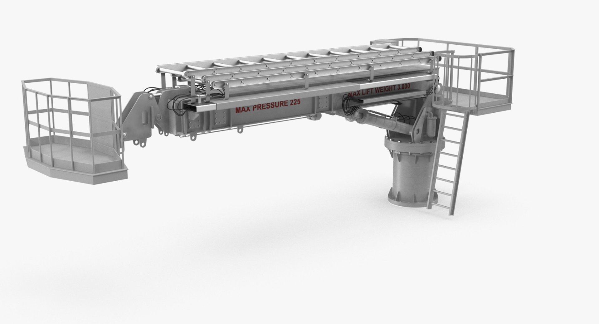 Hydraulic Ladder Lift Rigged 3D Model - TurboSquid 1297564