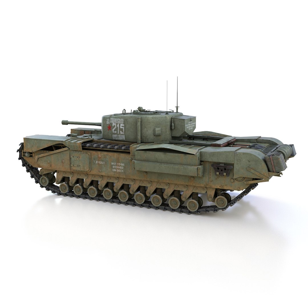 3D model british churchill mk iv - TurboSquid 1269628
