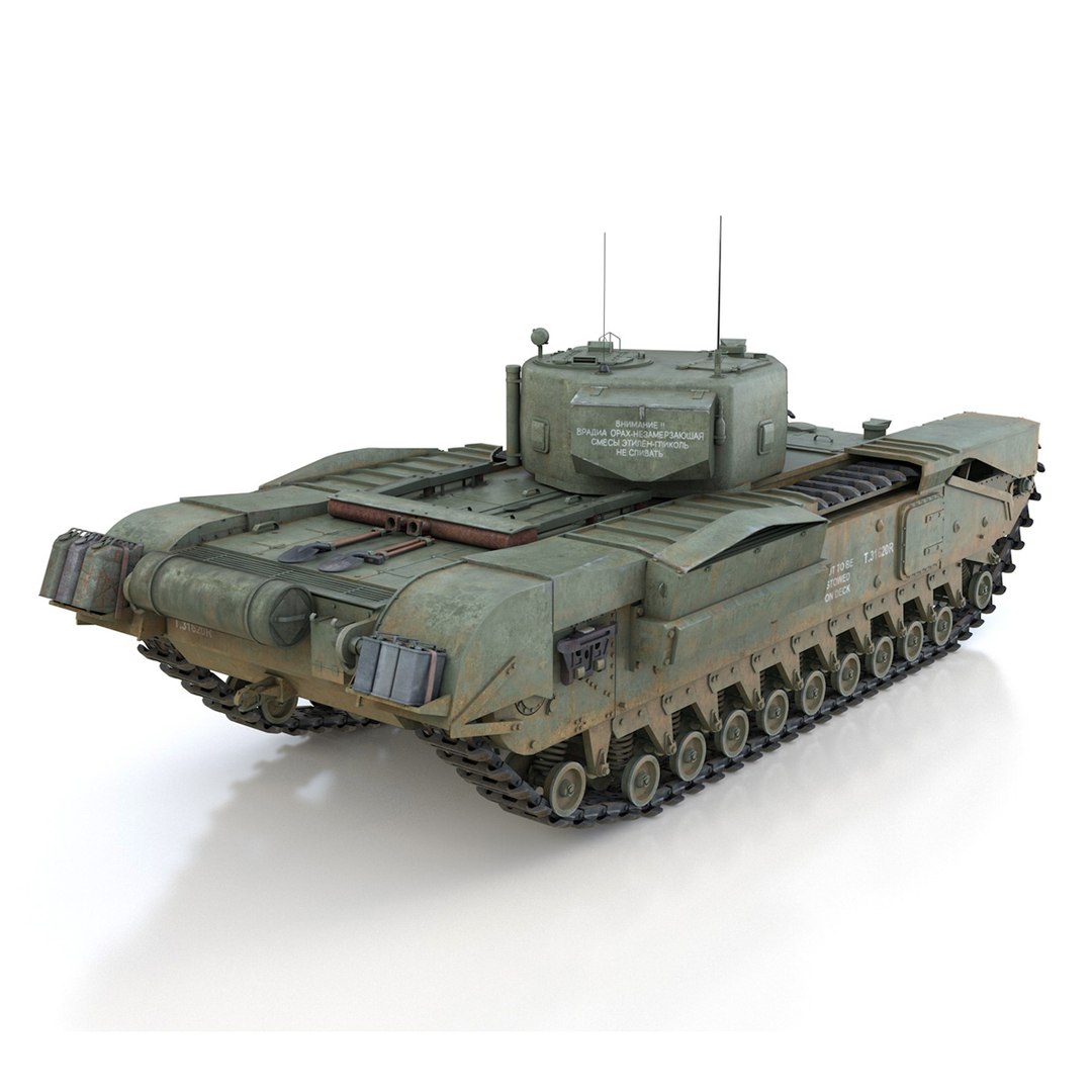 3D model british churchill mk iv - TurboSquid 1269628