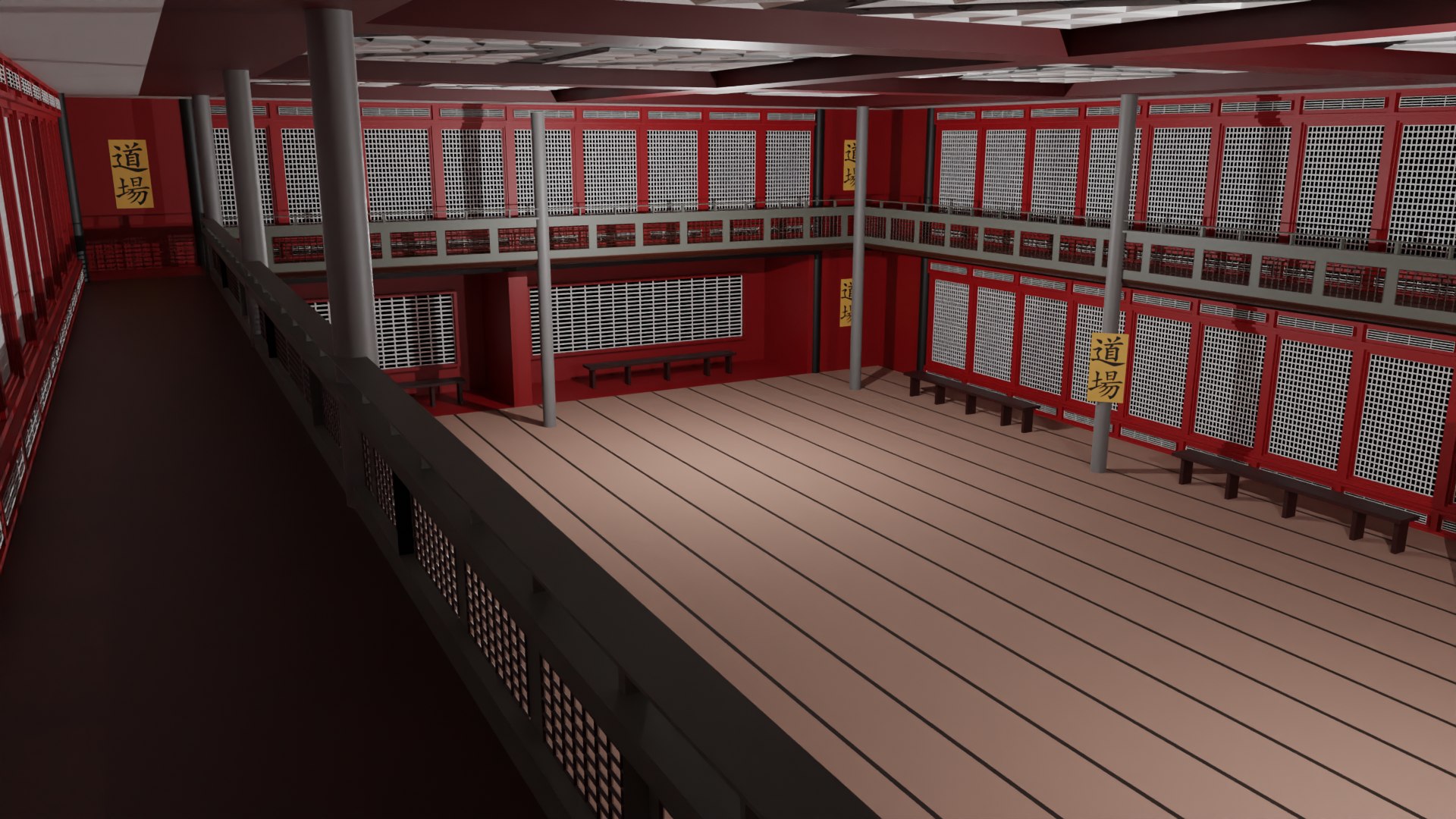 3D Japanese Dojo - TurboSquid 2157993