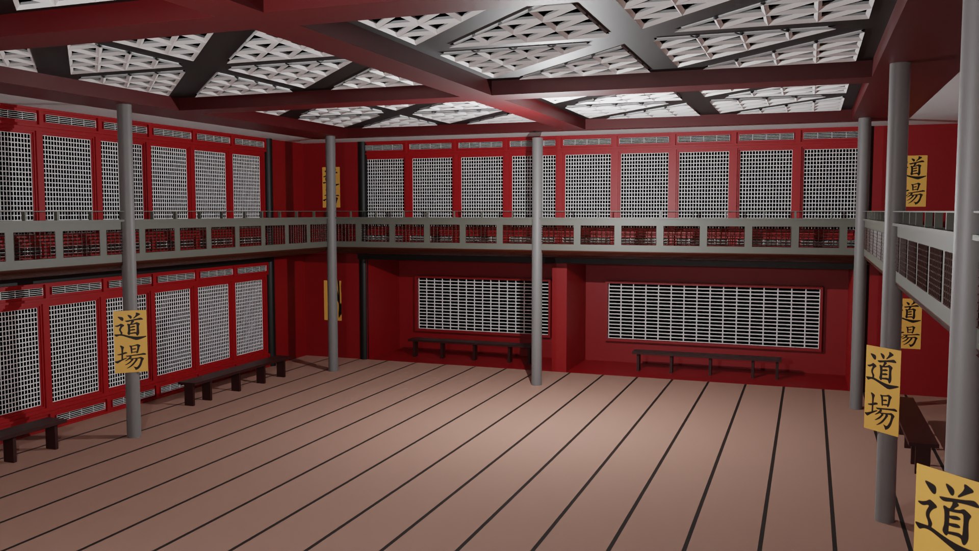 3D Japanese Dojo - TurboSquid 2157993