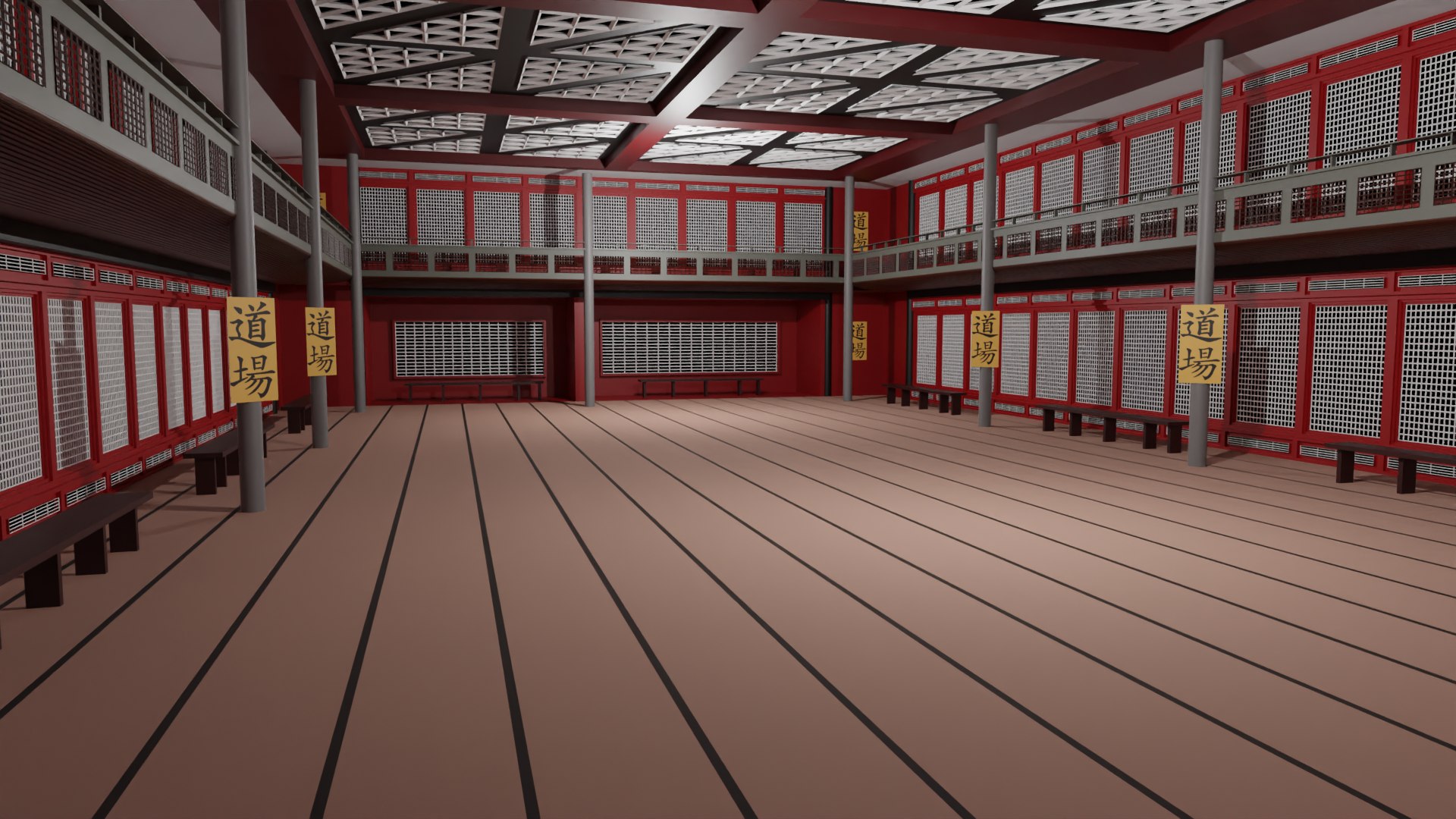 3D Japanese Dojo - TurboSquid 2157993