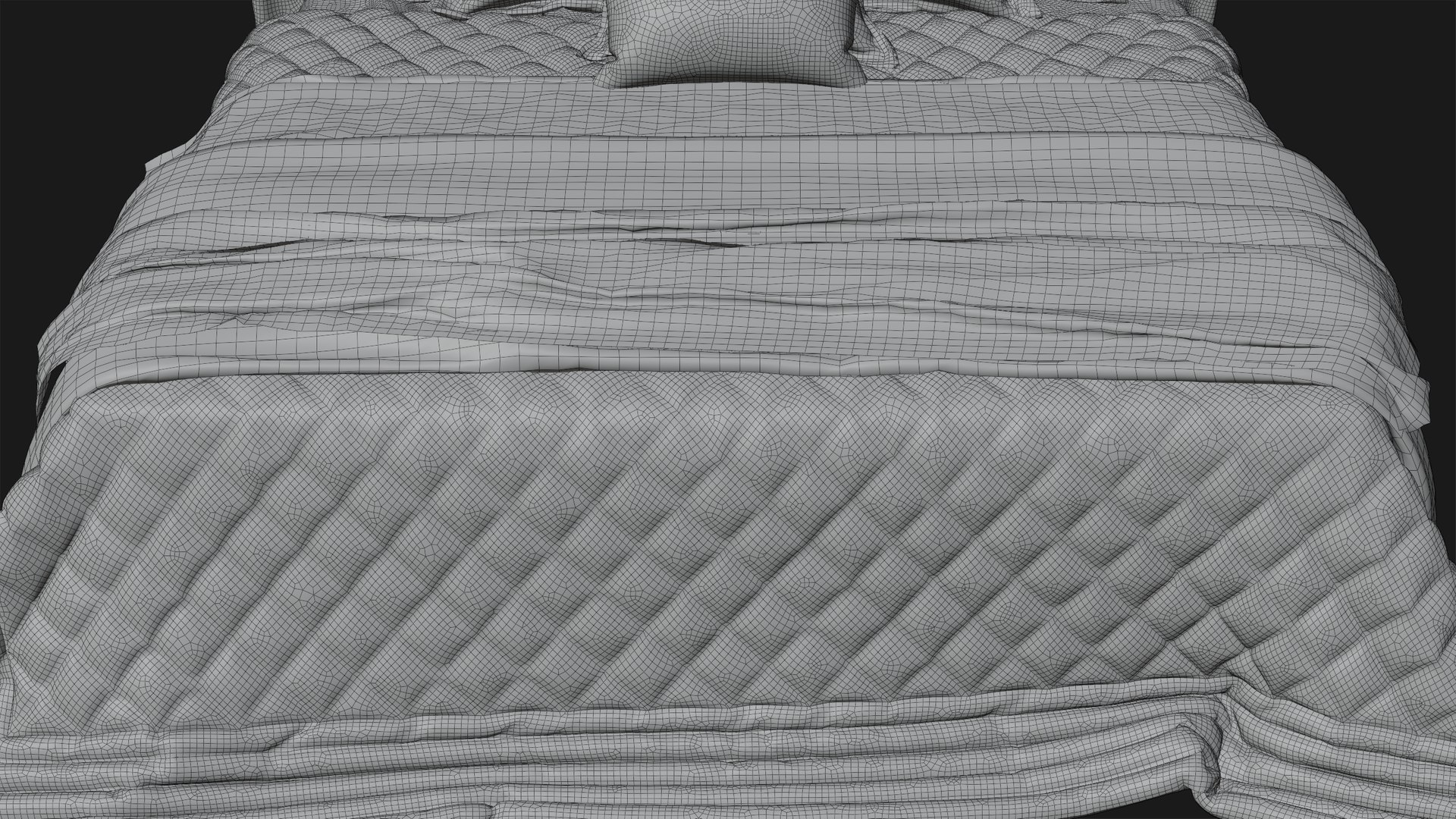 Queen Size Bed - 3 Different Styles 3D Model - TurboSquid 2126124