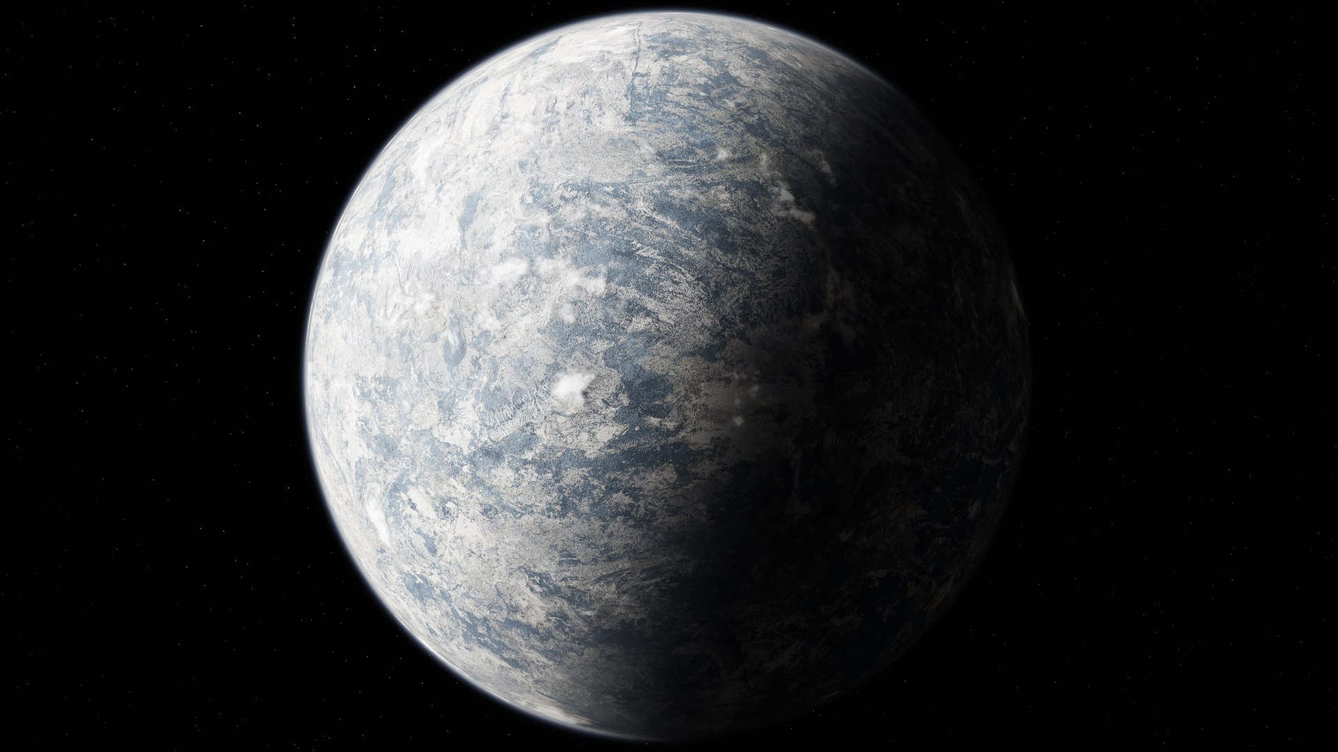 3D 8K Fictional Ice Planet 12 Model - TurboSquid 1931158