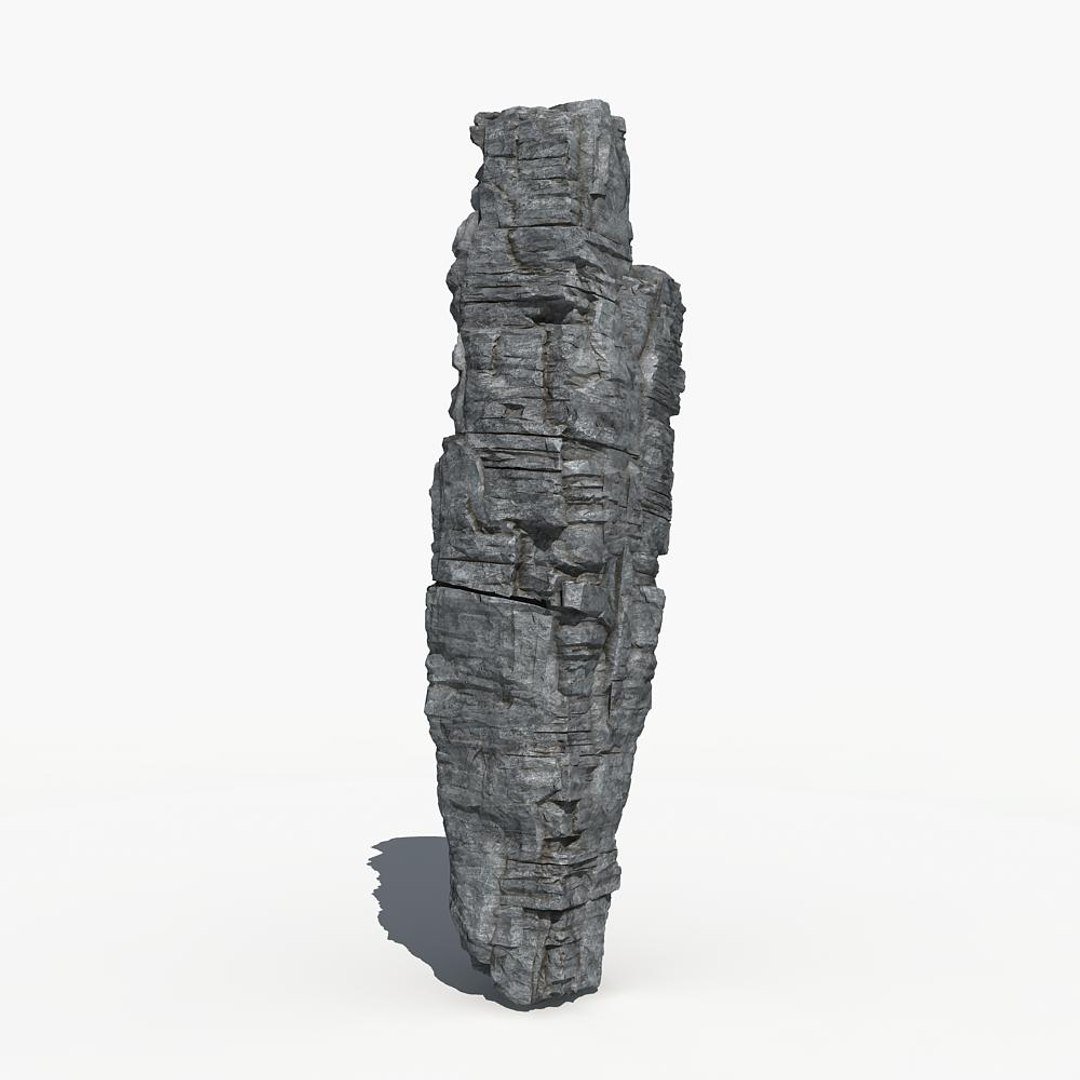 rock boulder 3d model