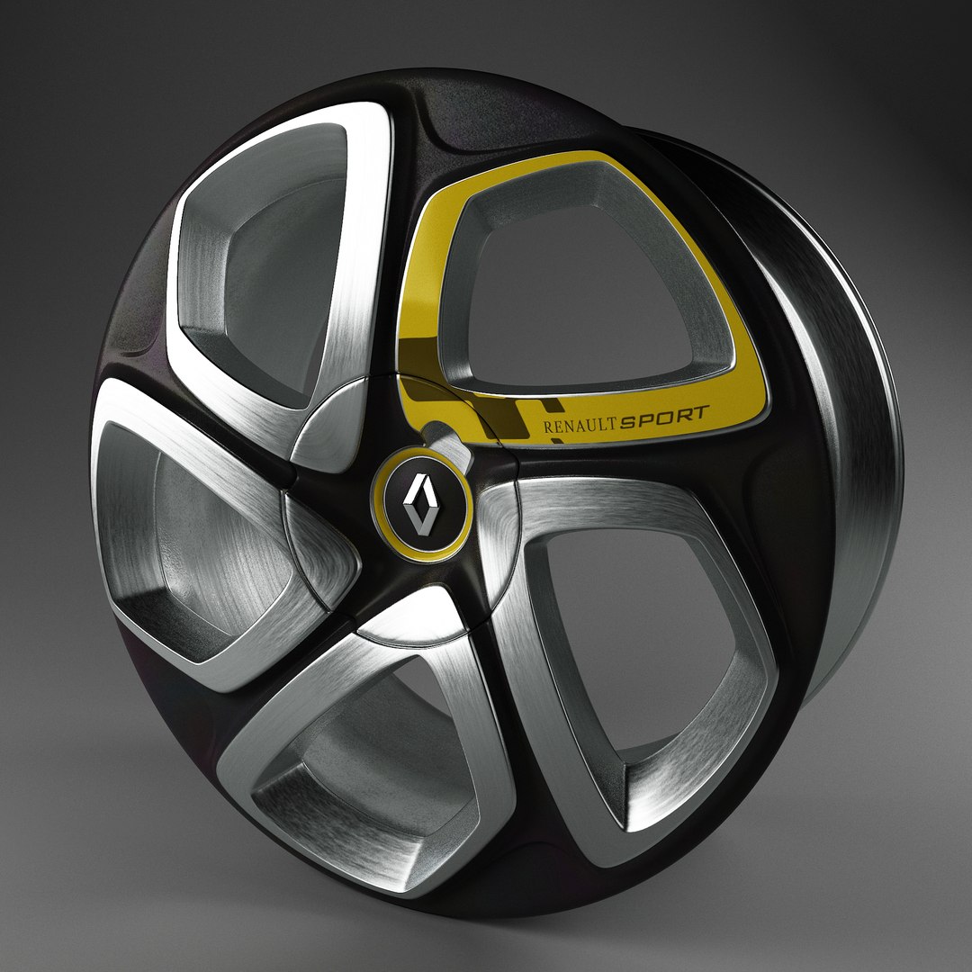 3D Model 18 Renault Car Rim - TurboSquid 1706959