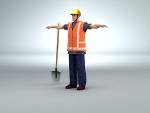 Construction Worker 3D Models for Download | TurboSquid