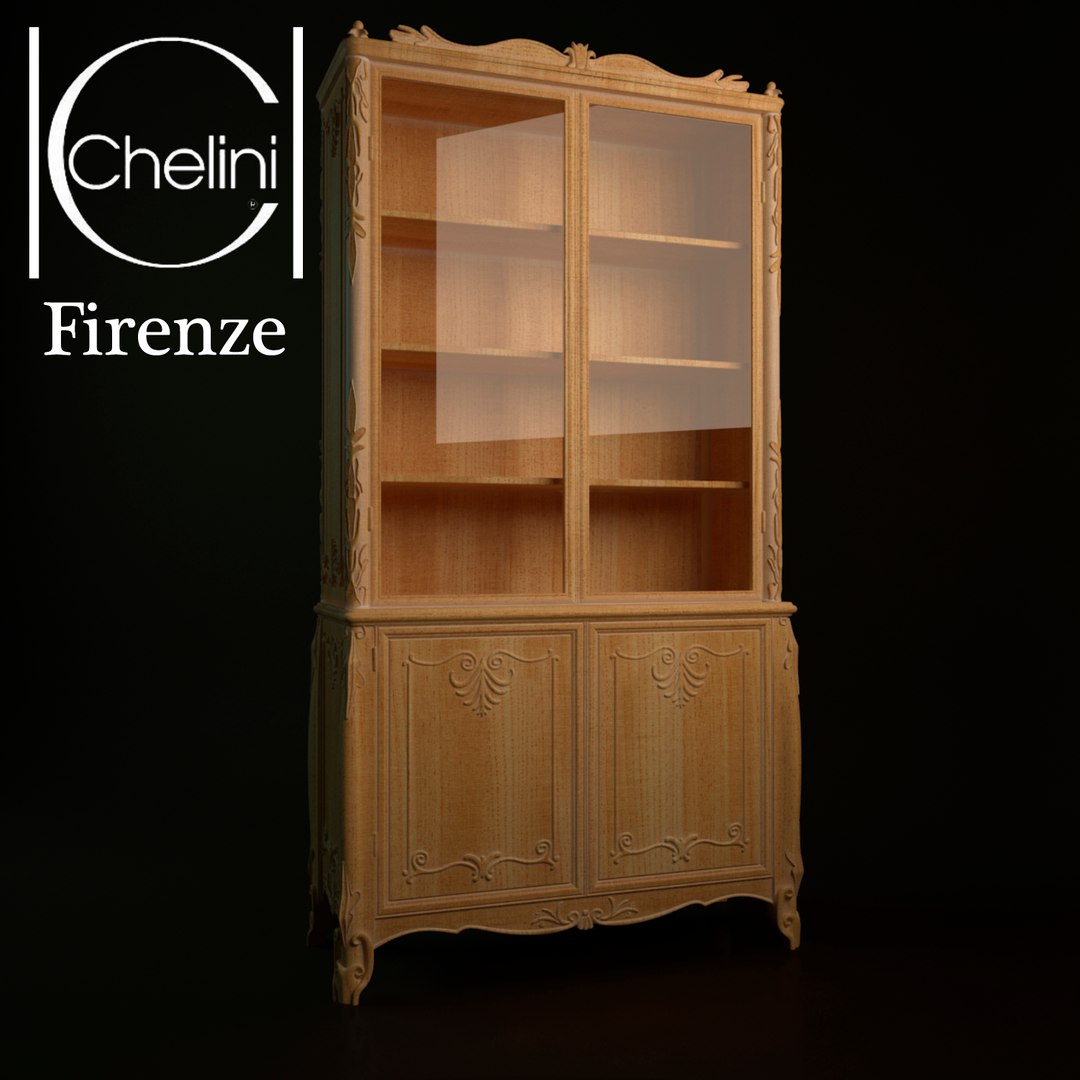 Buffet Chelini Firenze 3d Max