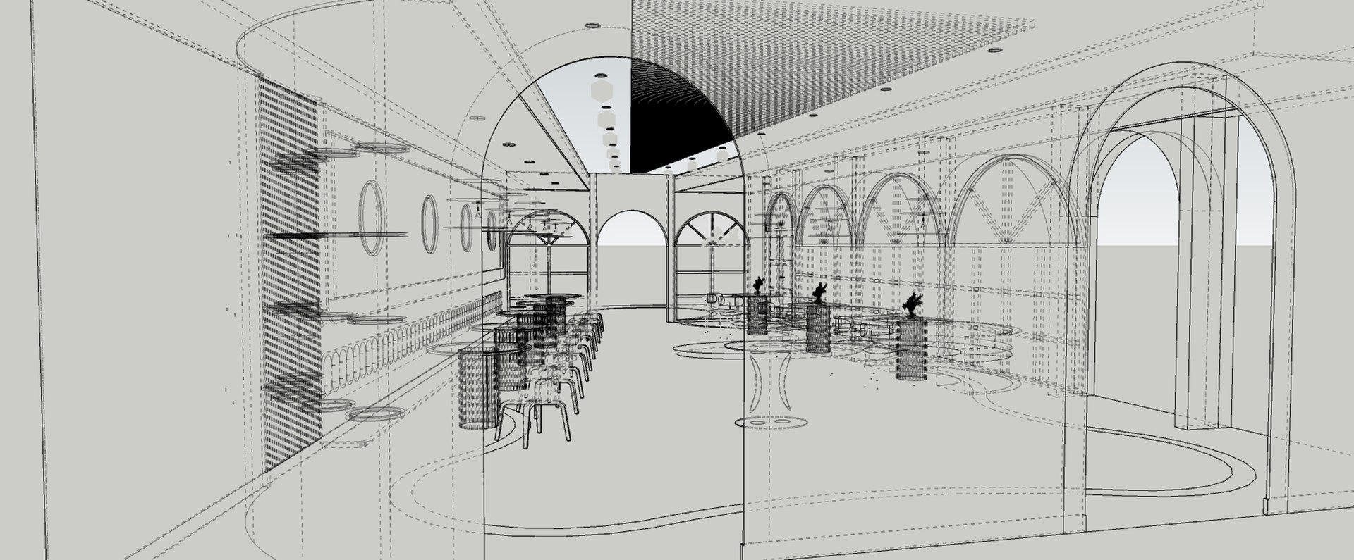 3D Food Court 4 Model - TurboSquid 2289326