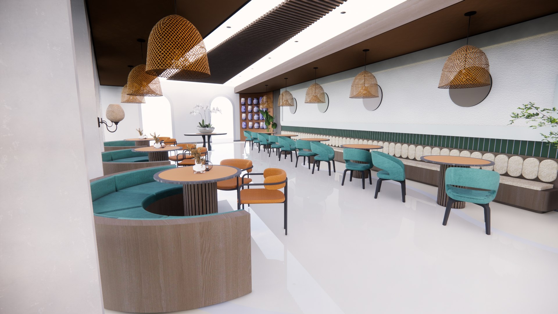 3D Food Court 4 Model - TurboSquid 2289326