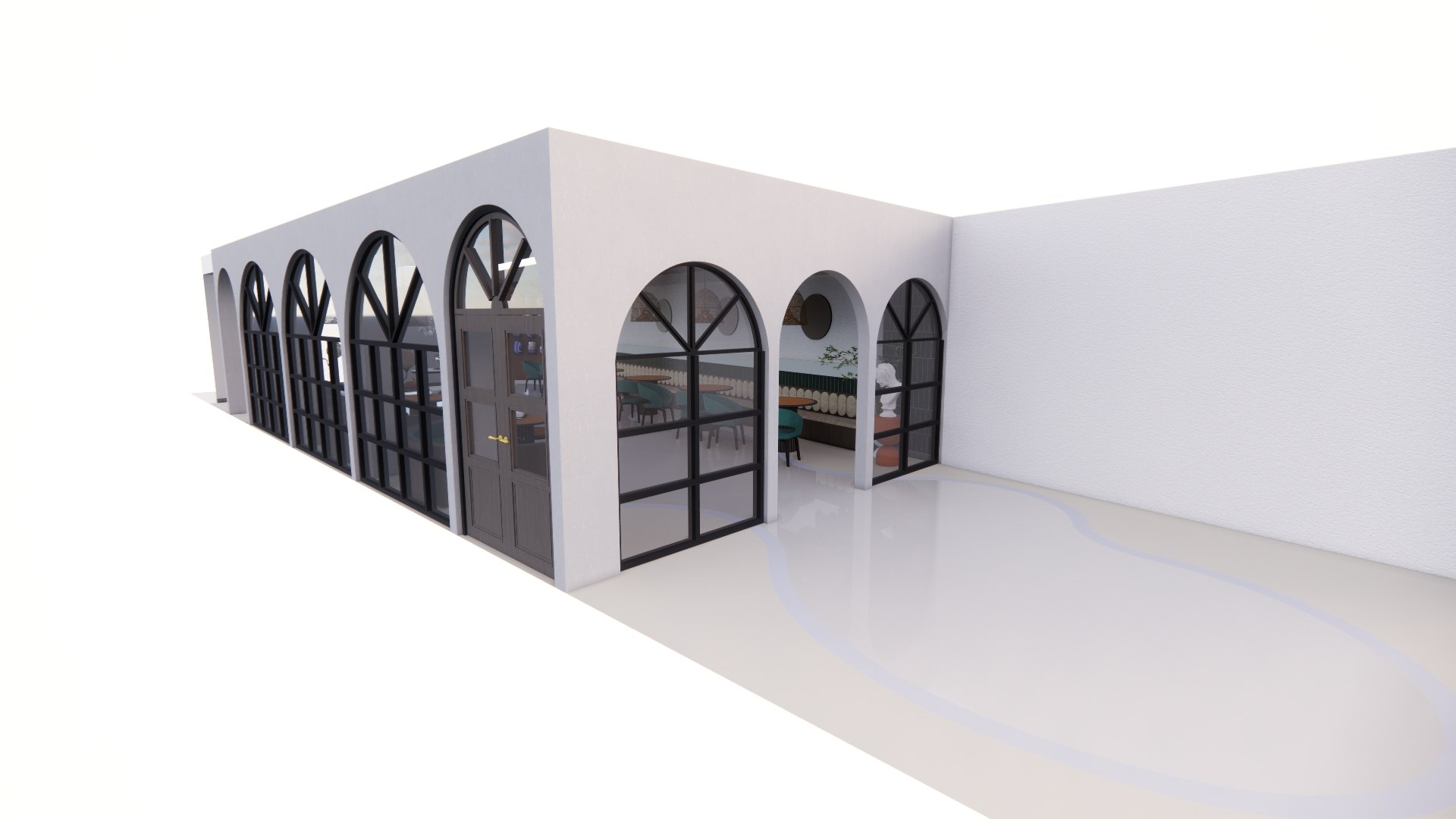 3D Food Court 4 Model - TurboSquid 2289326