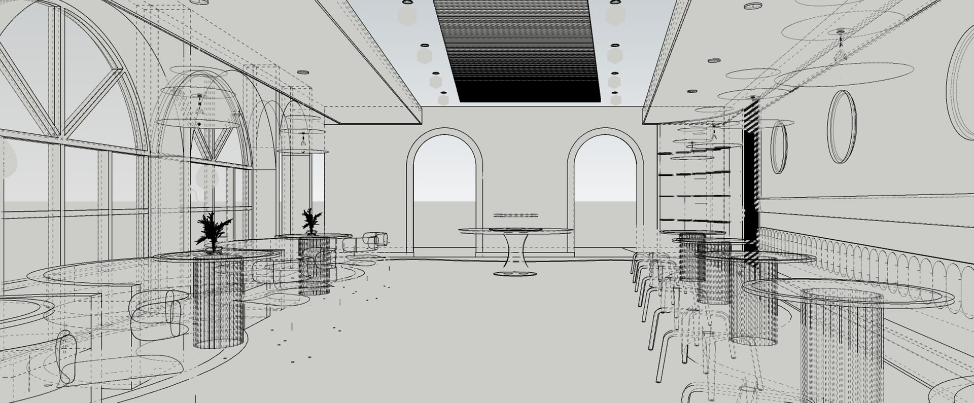 3D Food Court 4 Model - TurboSquid 2289326