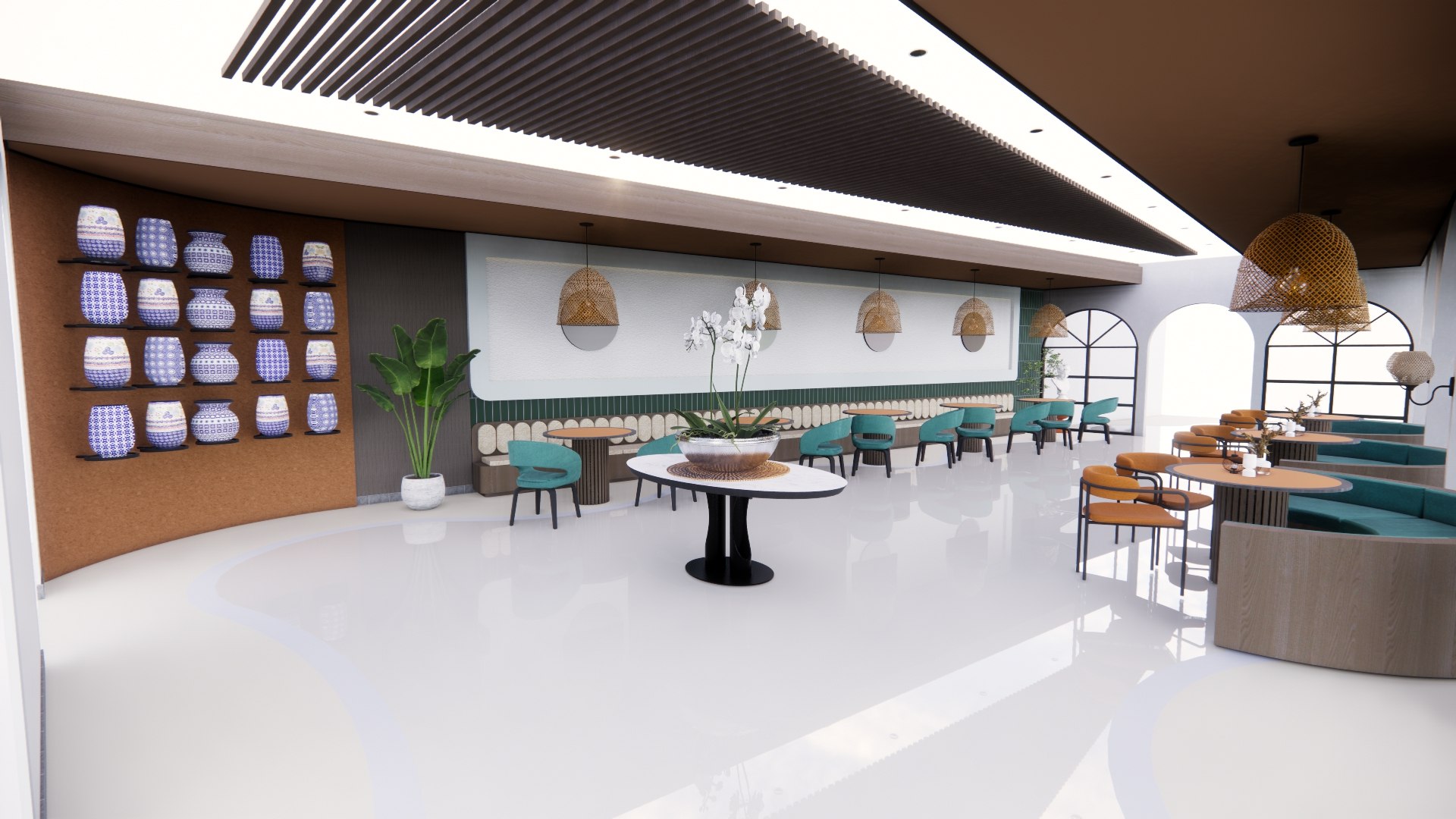 3D Food Court 4 Model - TurboSquid 2289326