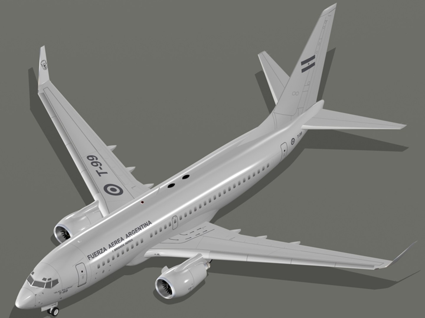 Boeing 737-700 T-99 Fuerza Aerea Argentina 3D Model - TurboSquid 1750062