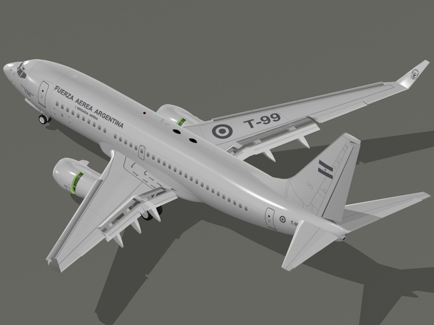 Boeing 737-700 T-99 Fuerza Aerea Argentina 3D Model - TurboSquid 1750062