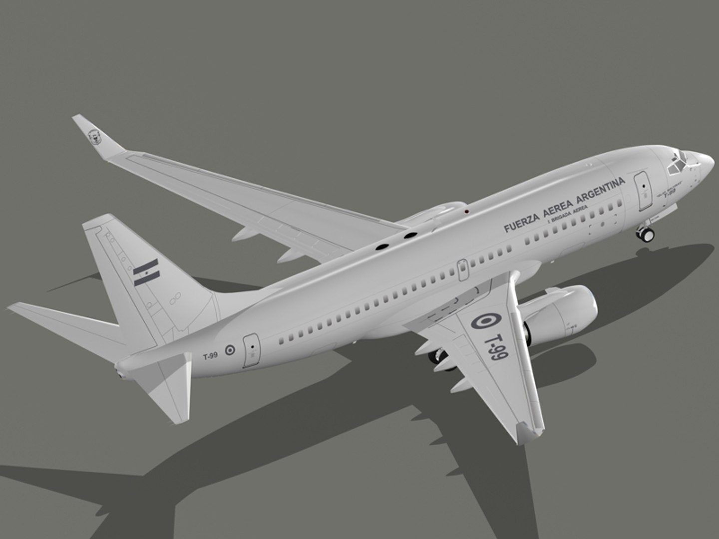 Boeing 737-700 T-99 Fuerza Aerea Argentina 3D Model - TurboSquid 1750062
