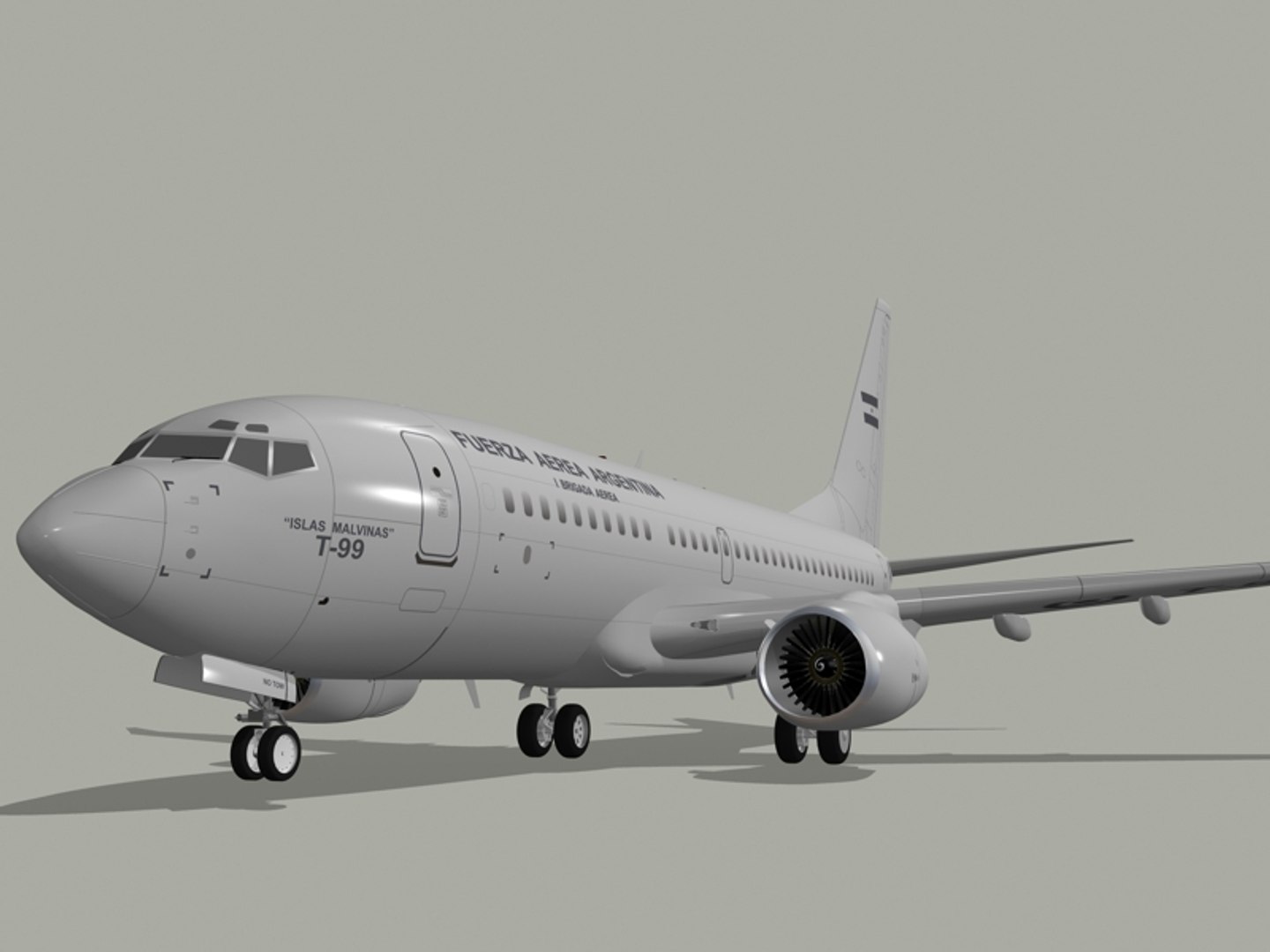 Boeing 737-700 T-99 Fuerza Aerea Argentina 3D Model - TurboSquid 1750062