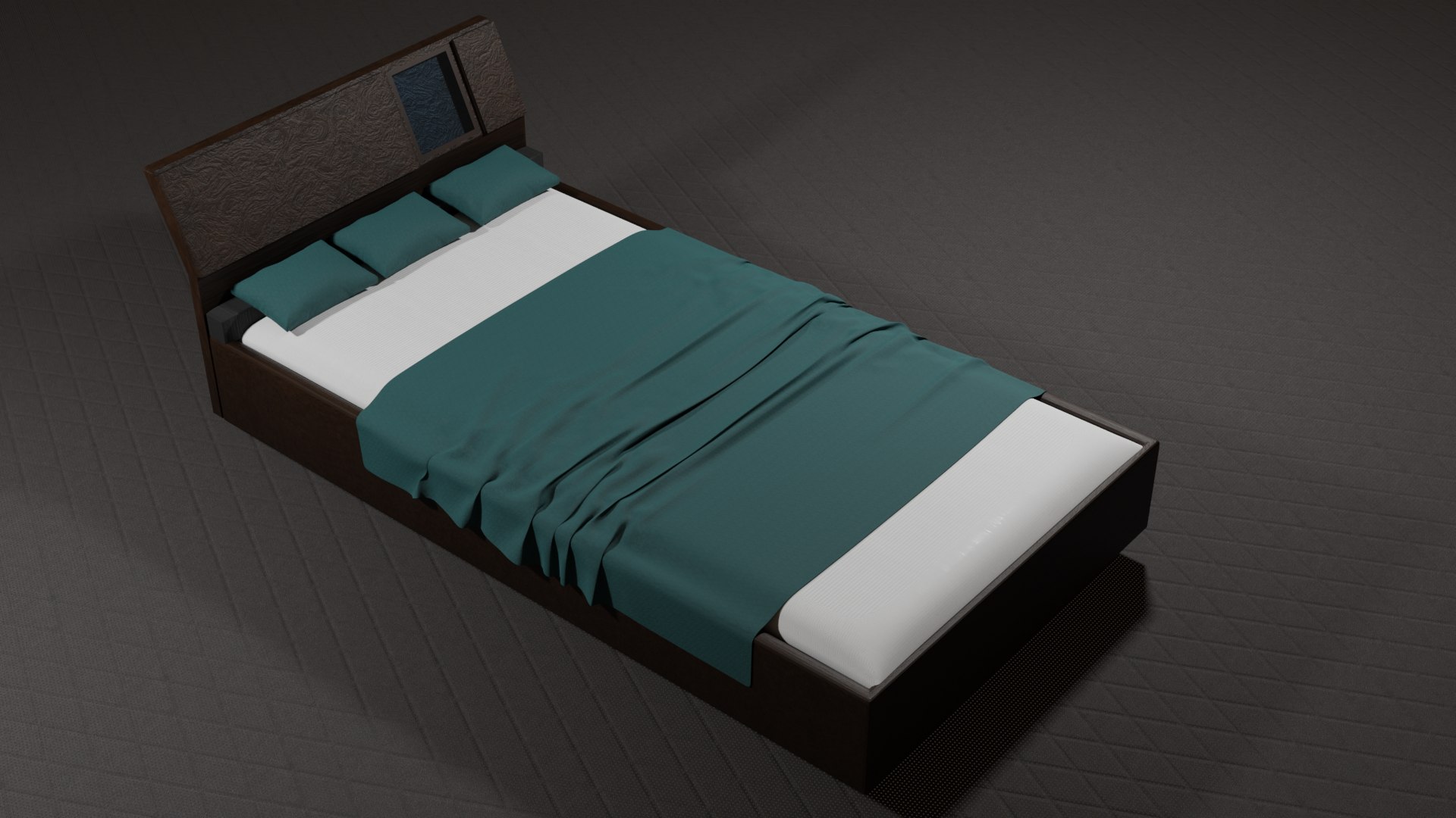 3D Bed Time - TurboSquid 1864249