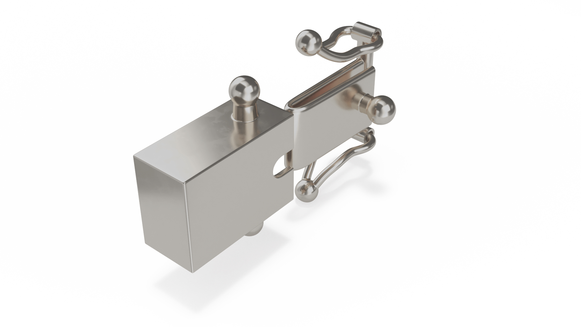 3D Silver Jewelry Clasps Collection 4 Model - TurboSquid 2145579