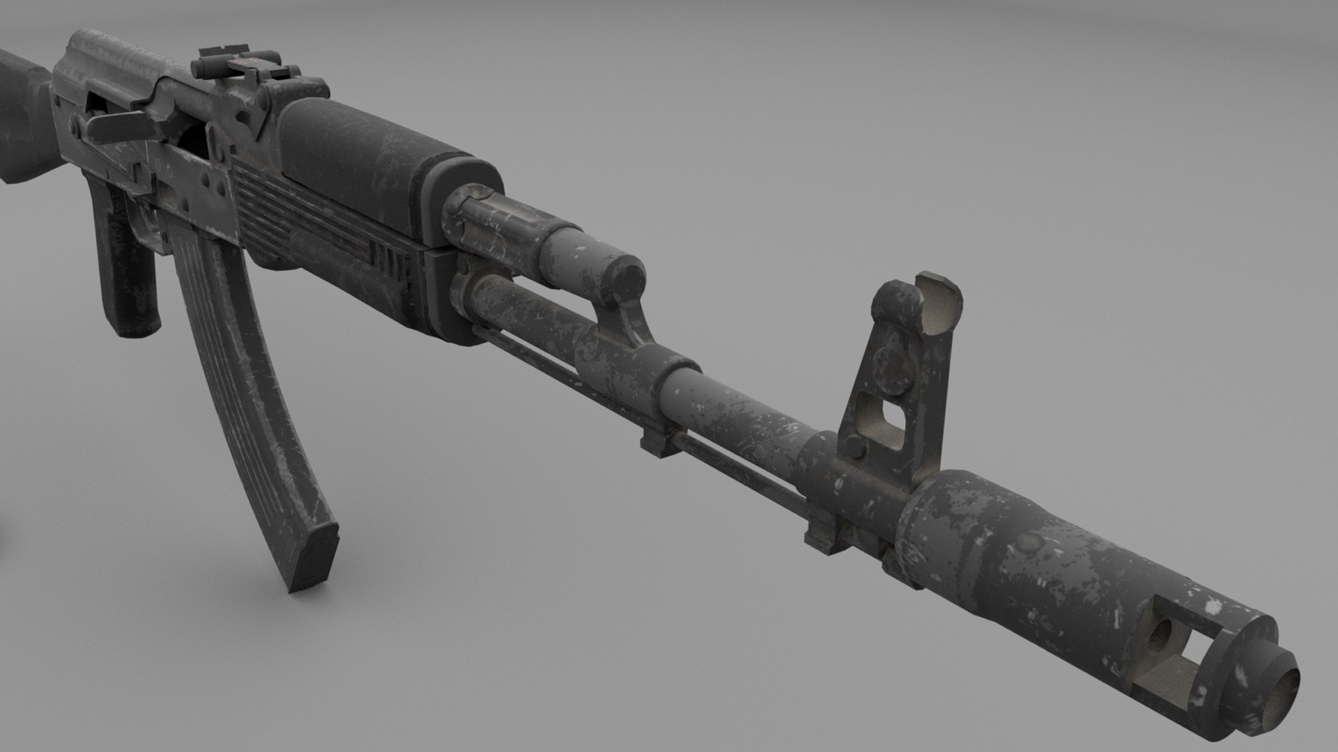 3D AK103 GUN Model Model - TurboSquid 2105057