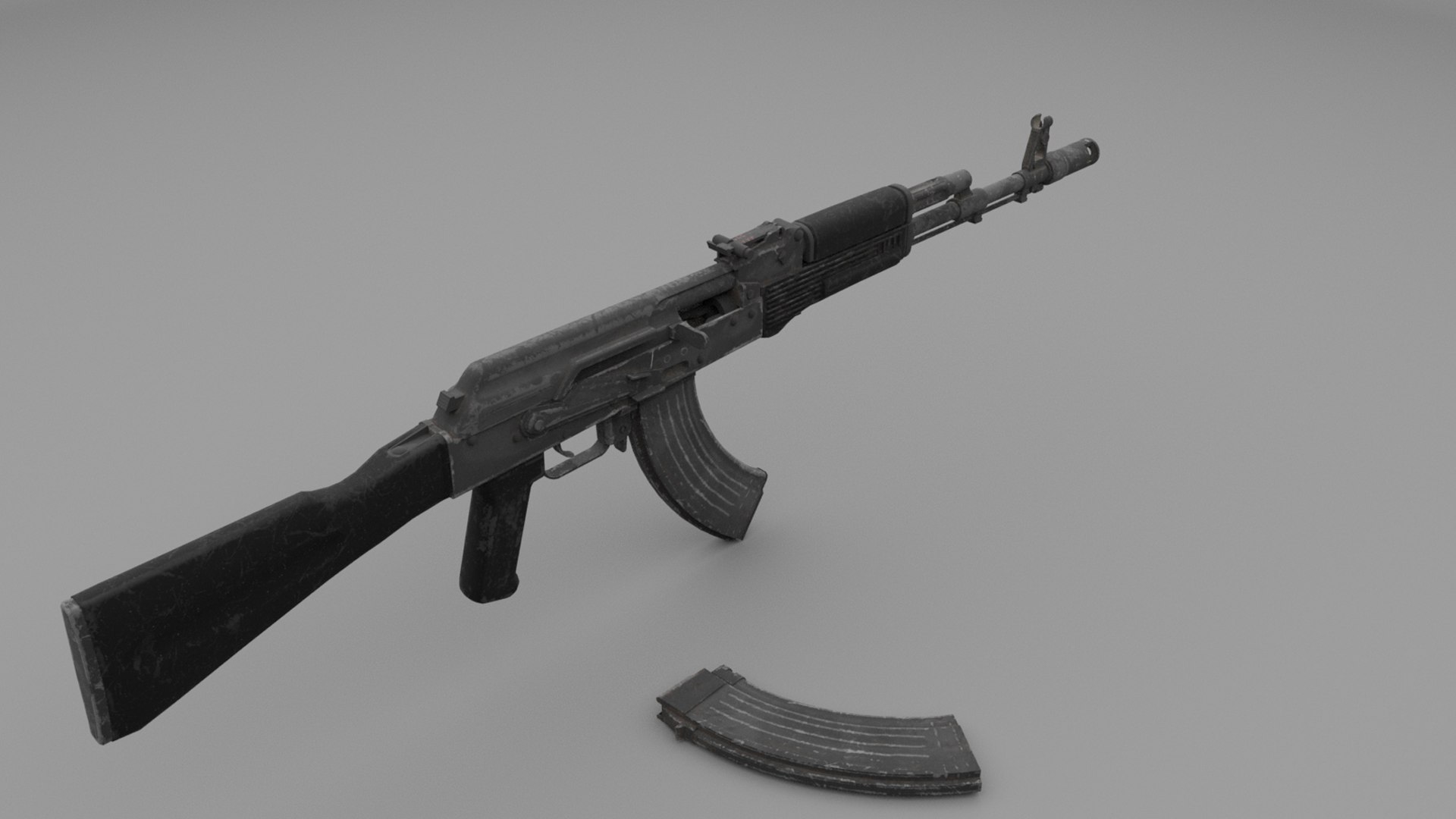 3D AK103 GUN Model Model - TurboSquid 2105057