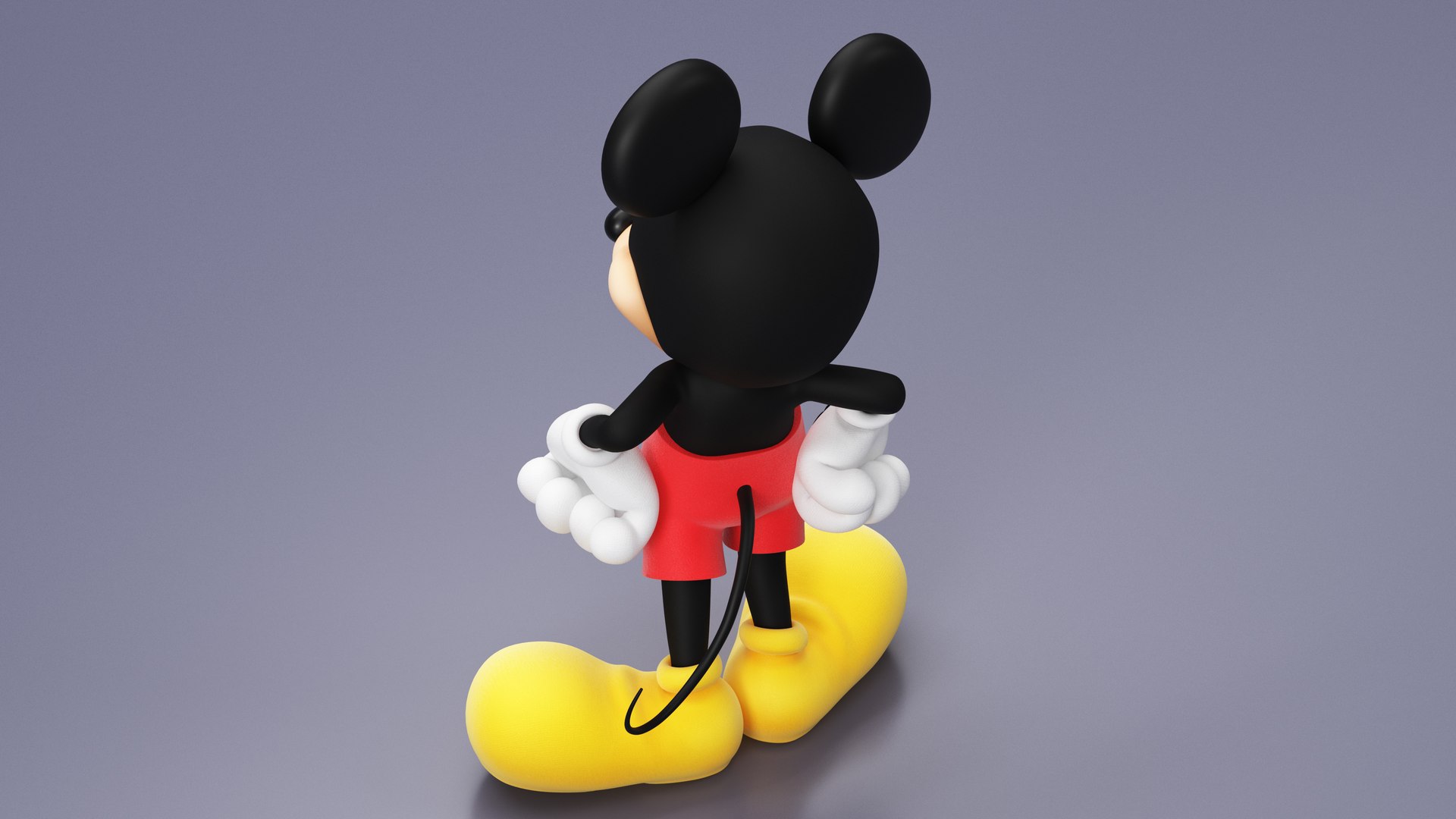 Character Mickey Mouse Standing 3D model - TurboSquid 2037568