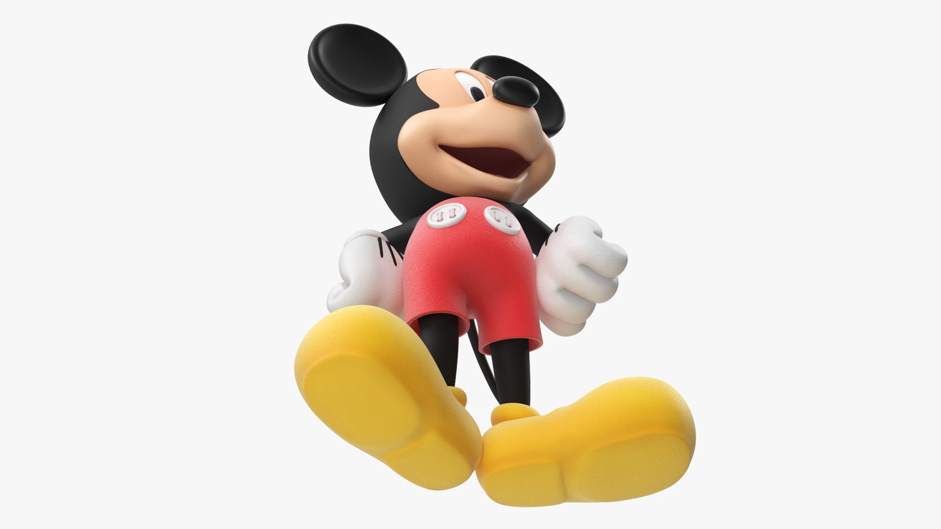 Character Mickey Mouse Standing 3D model - TurboSquid 2037568