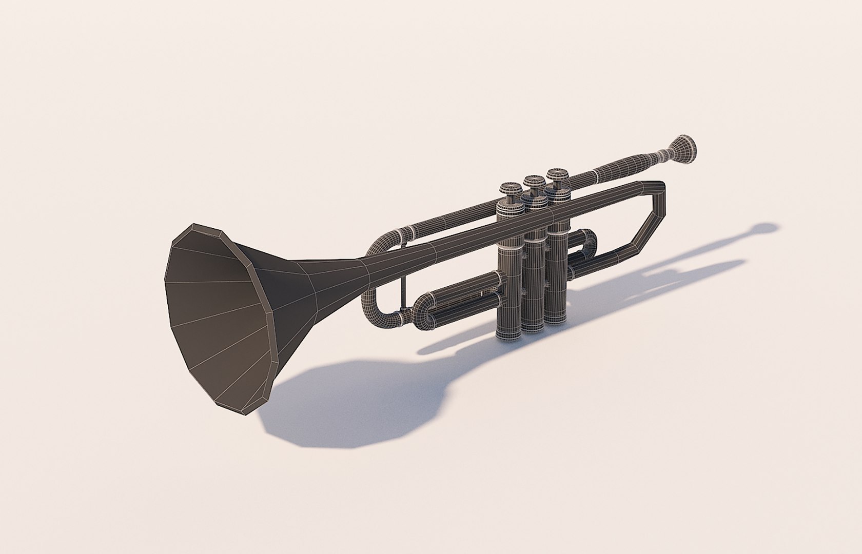 3D Trumpet - TurboSquid 2198083