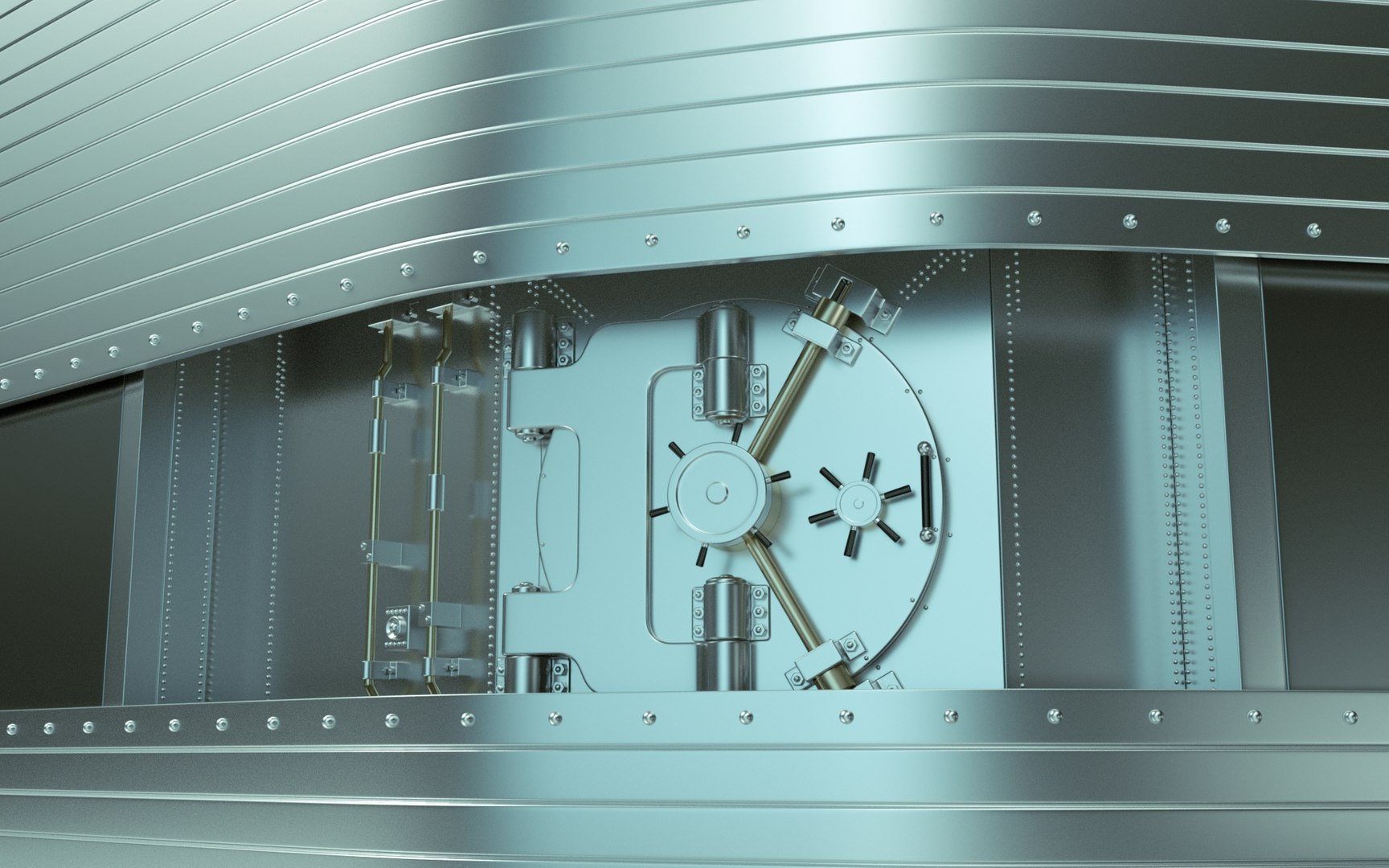 3D Bank Vault Model - TurboSquid 2169623