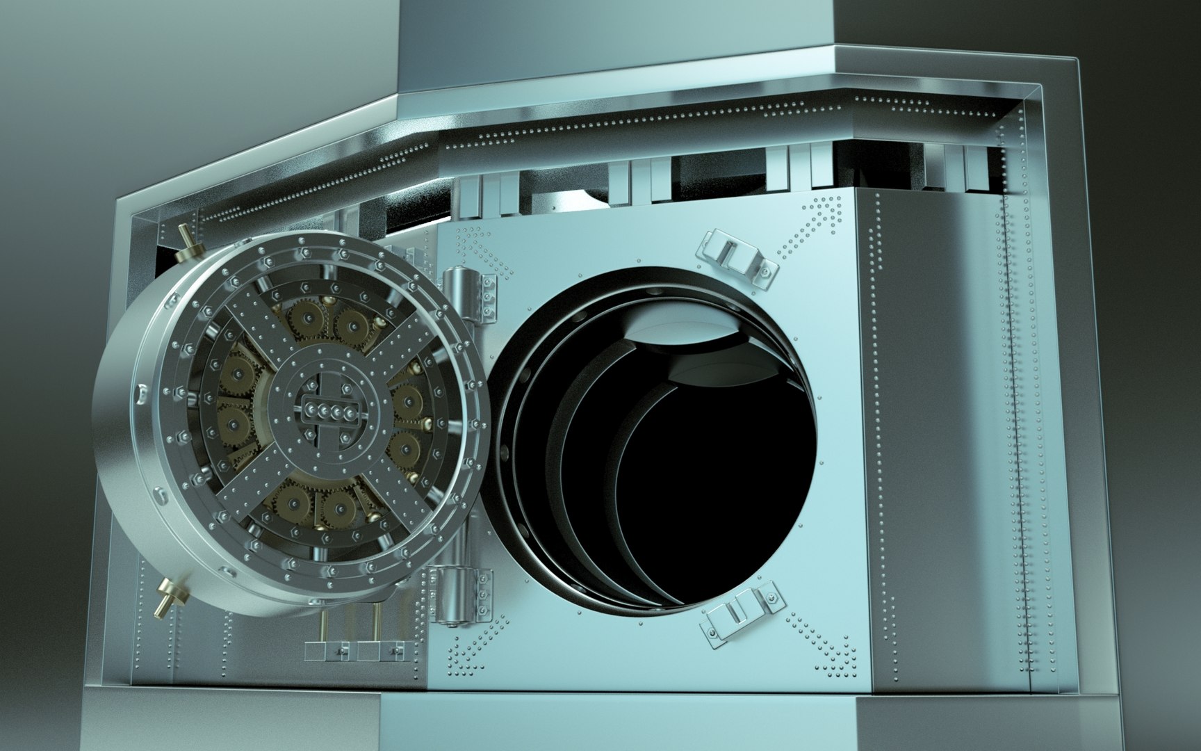 3D Bank Vault Model - TurboSquid 2169623