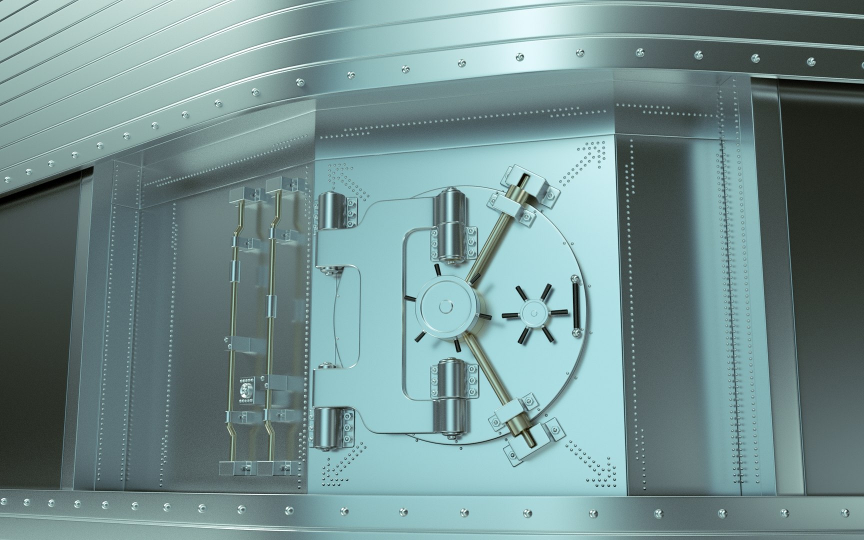 3D Bank Vault Model - TurboSquid 2169623