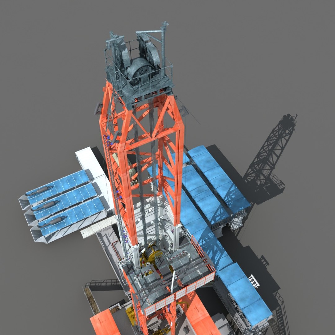 land rig 3d model
