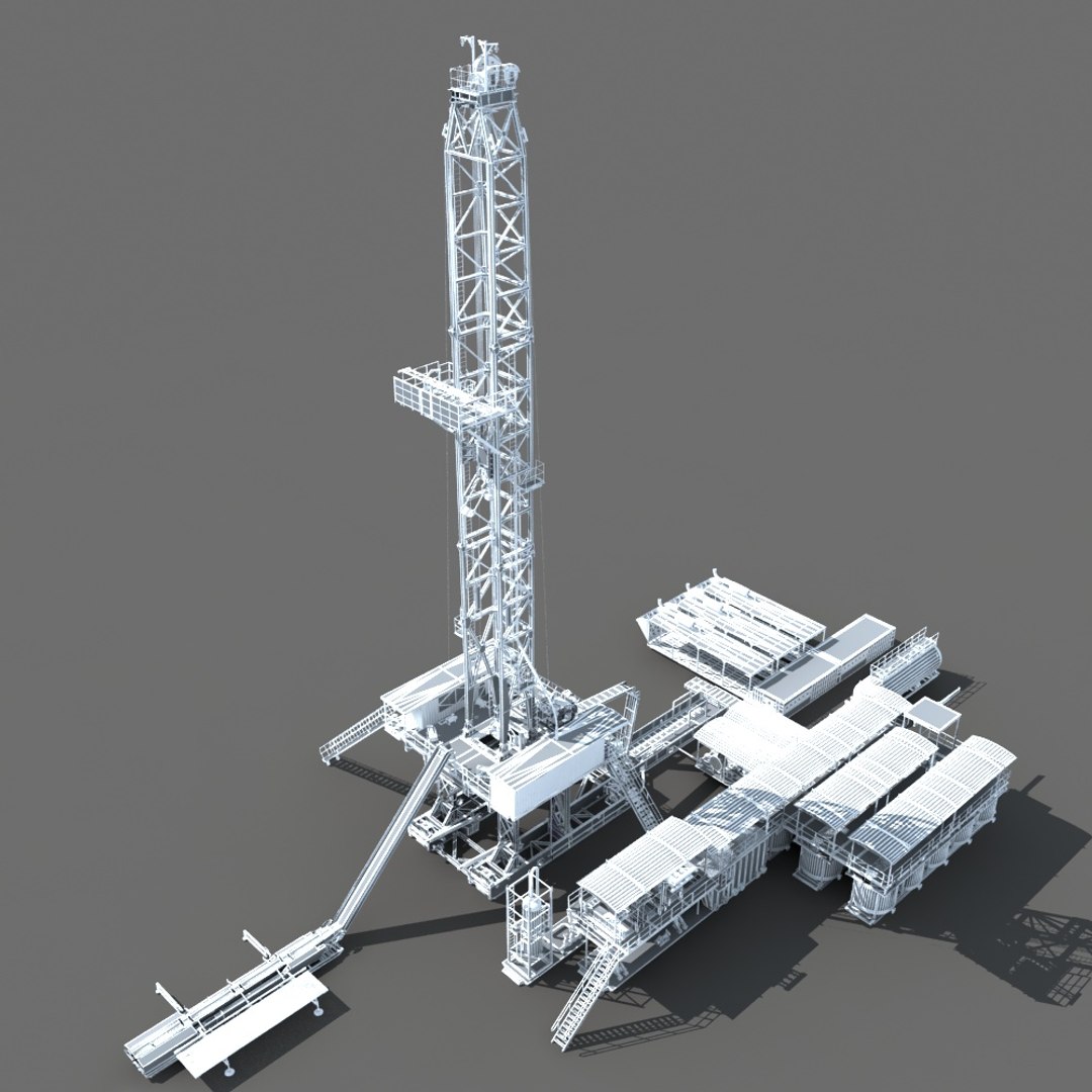 land rig 3d model